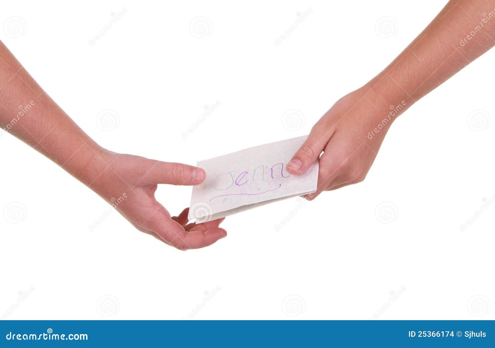Close-up of Children Passing a Note Stock Photo - Image of learning ...