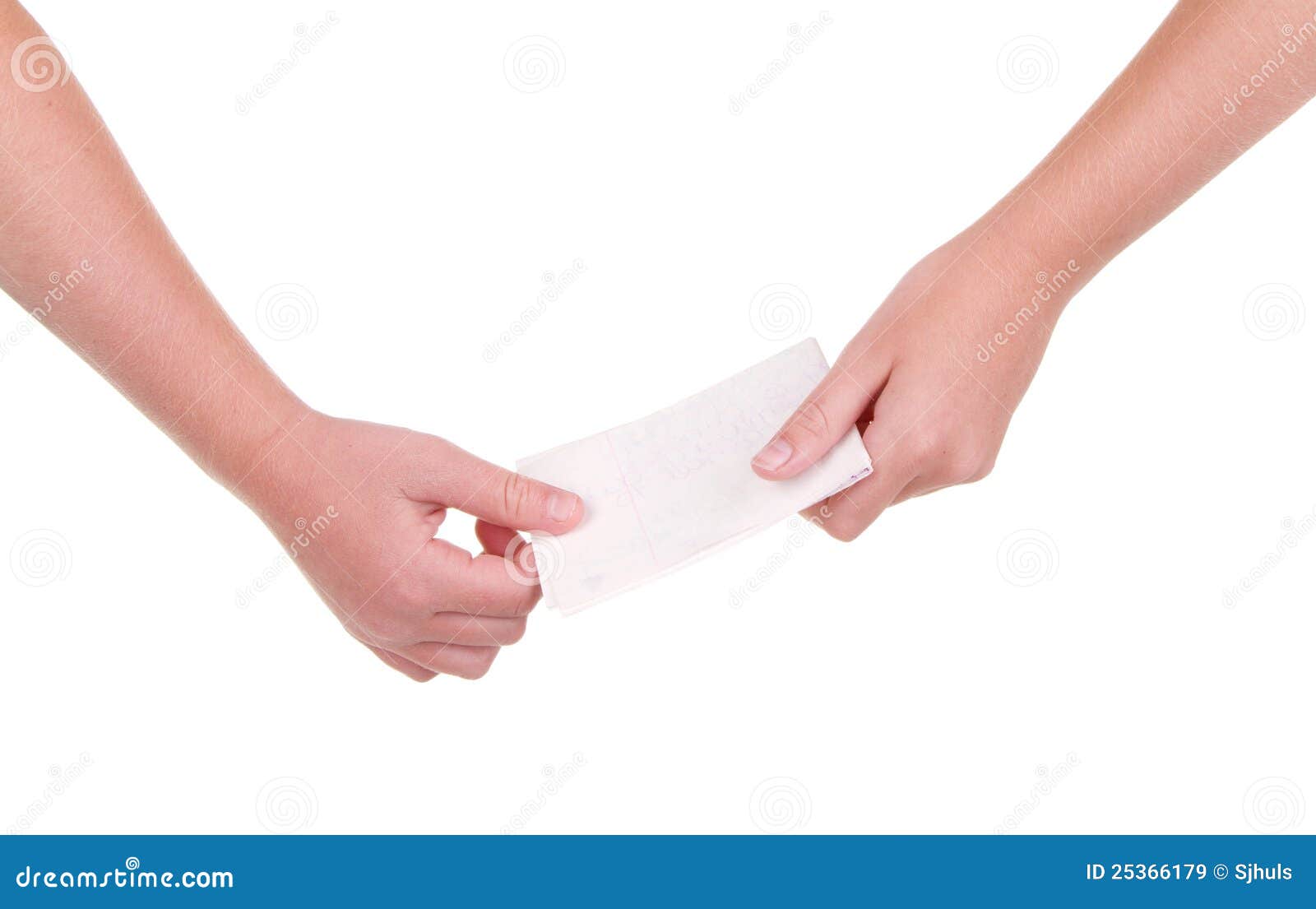 Close-up of Children Passing a Note Stock Image - Image of passed ...