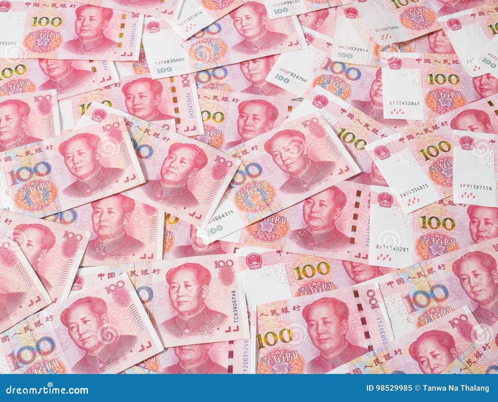 Chinese Yuan Bank Notes Currency. Stock Image - Image of close, success ...