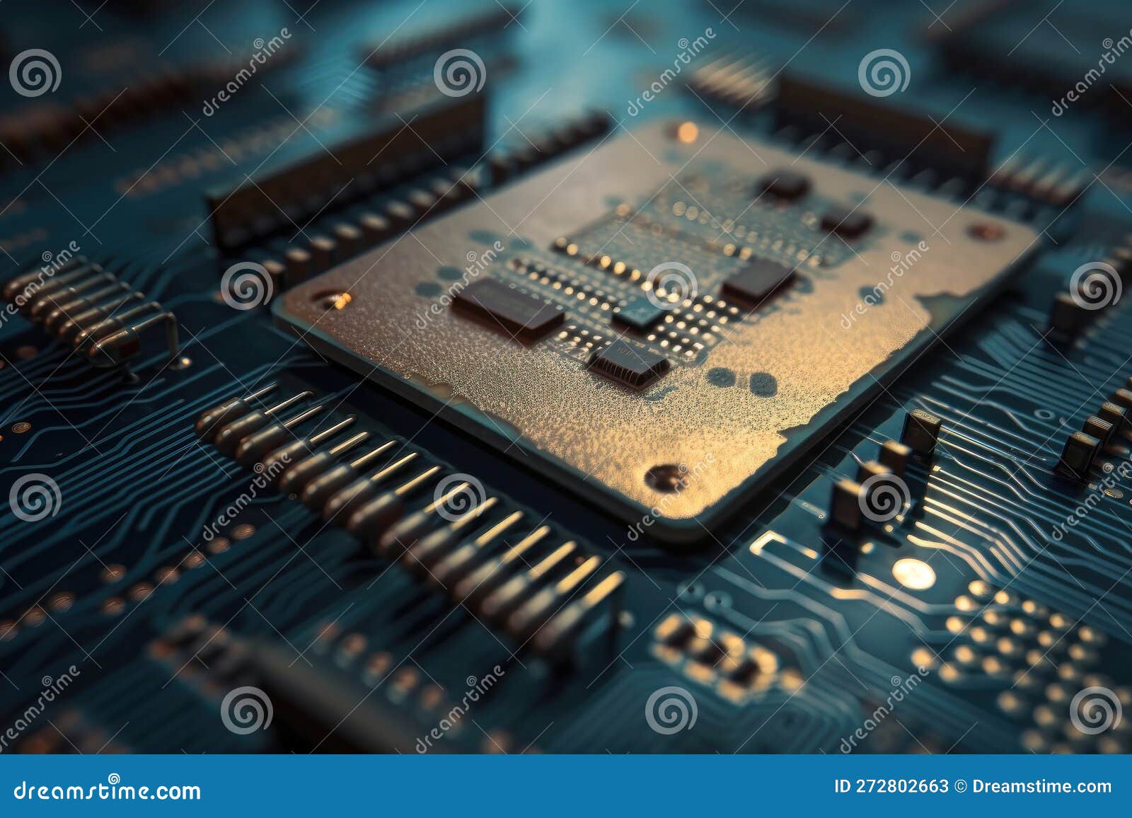 Close-up of Chip Texture. AI Generated Stock Illustration ...