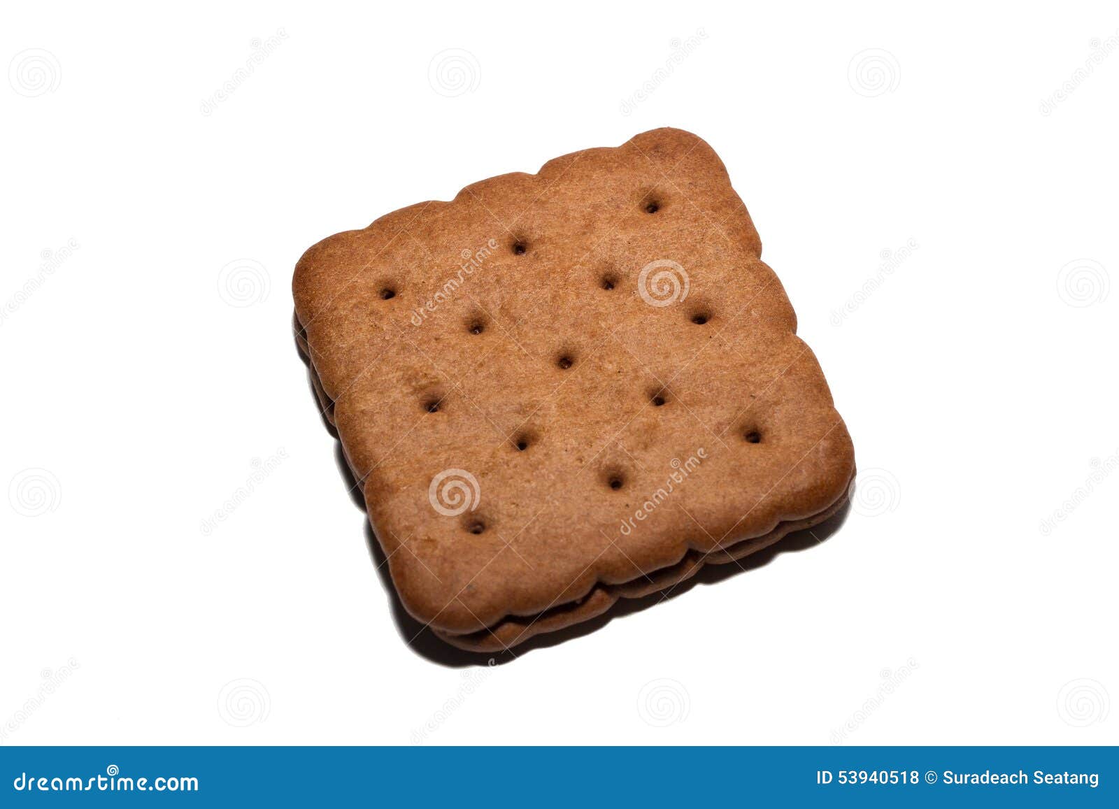 Close up chocolate biscuit stock photo. Image of bakery - 53940518