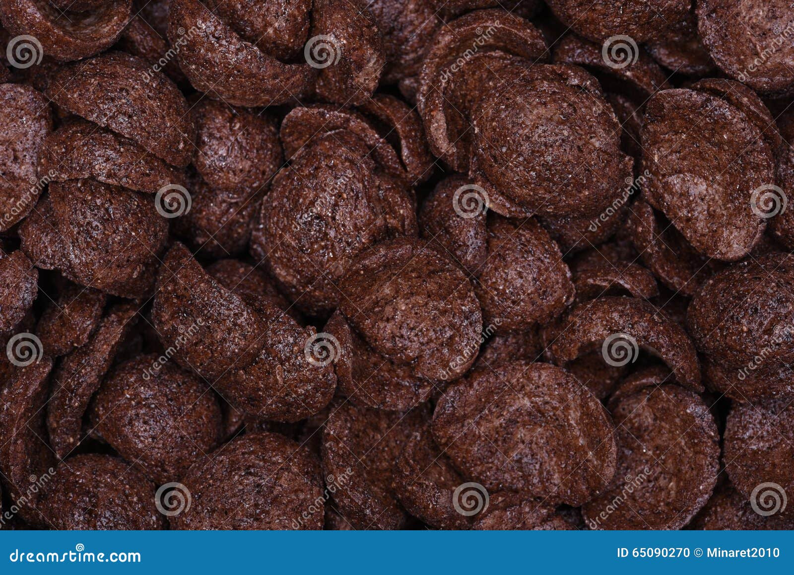 Close Up of Chocolate Corn Flakes Stock Photo - Image of healthy ...