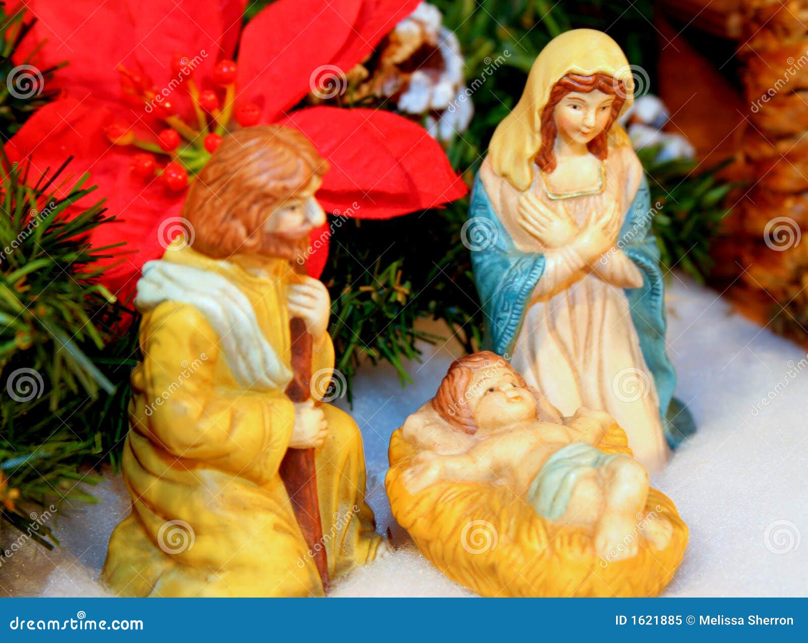 Close Up of Christmas Nativity Stock Image - Image of manger, child ...