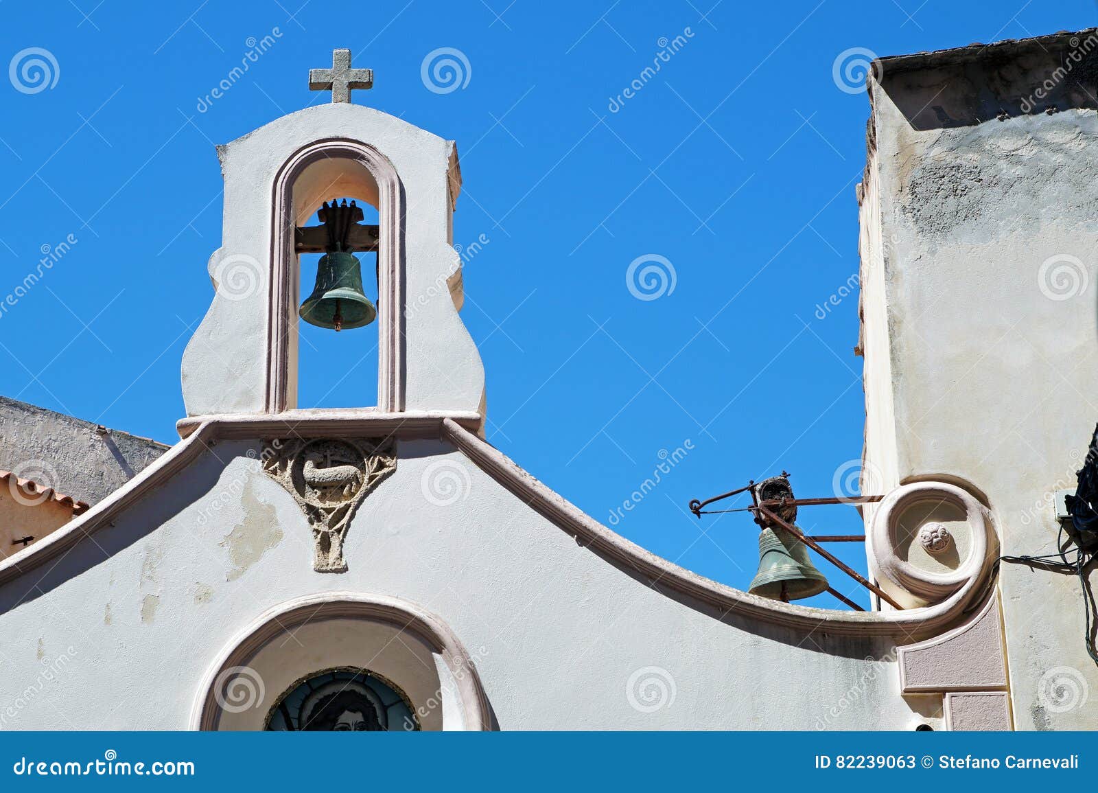 Close Up of Church Bells in Italy . Stock Image - Image of retro, city ...