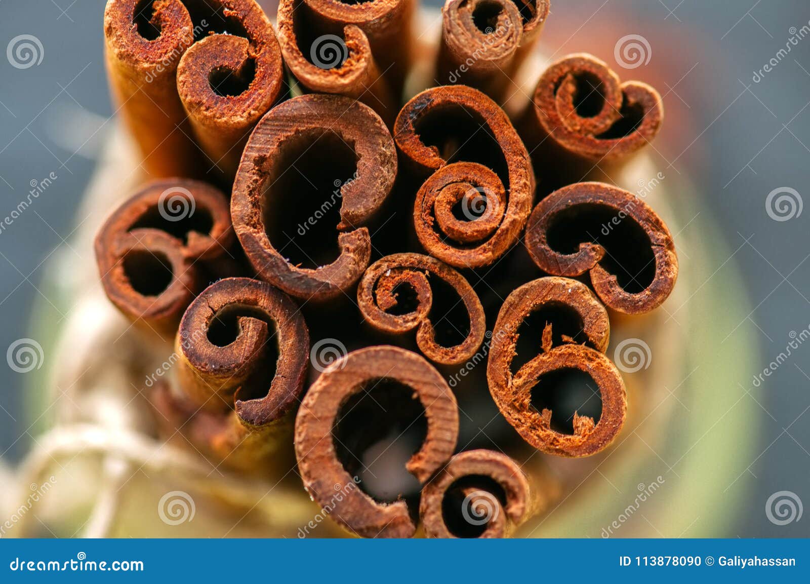 Close Up of Cinnamon Sticks. Stock Photo - Image of close, fresh: 113878090