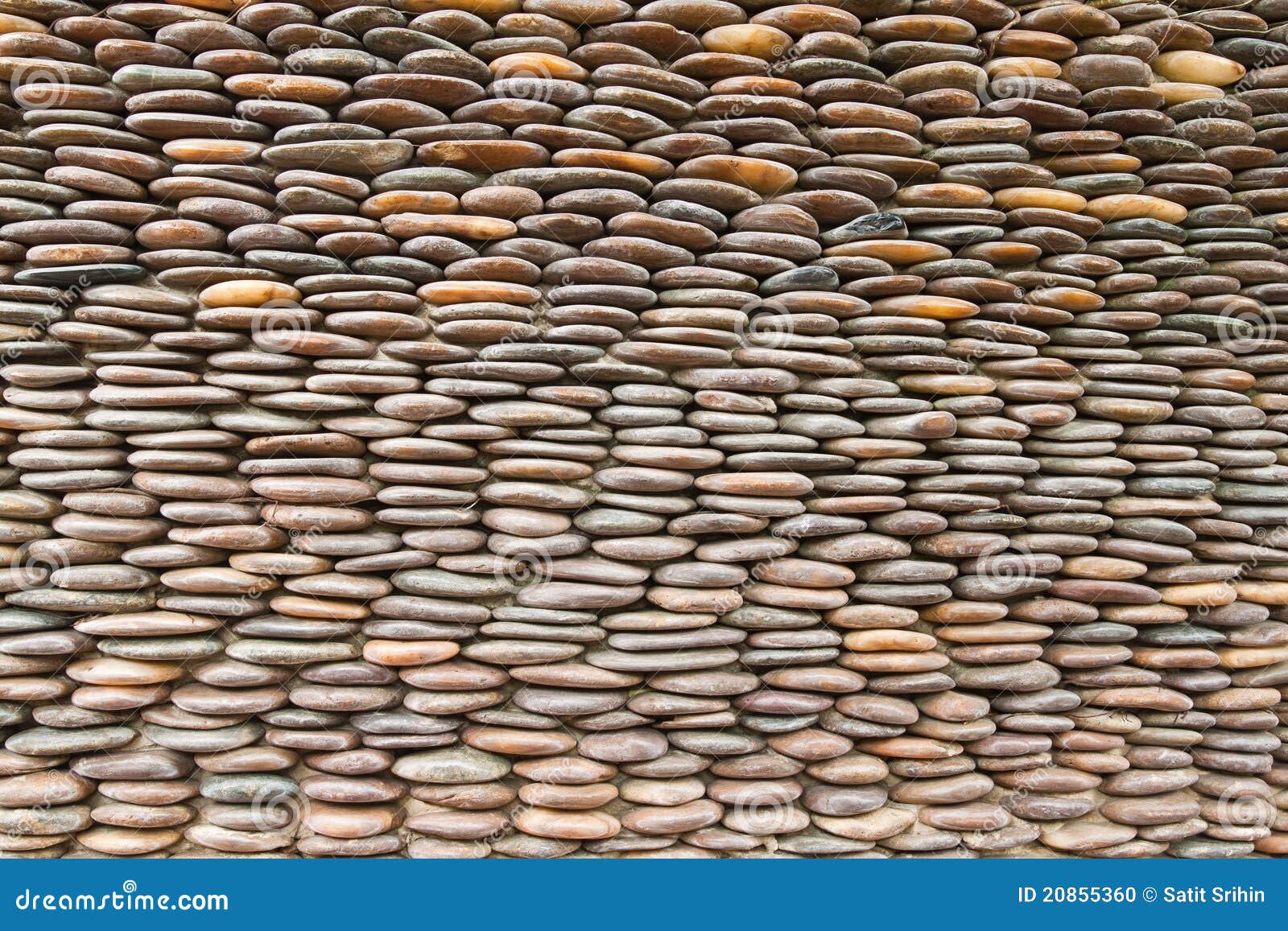 Close Up of Circle Pebble Wall Stock Photo - Image of meditation ...