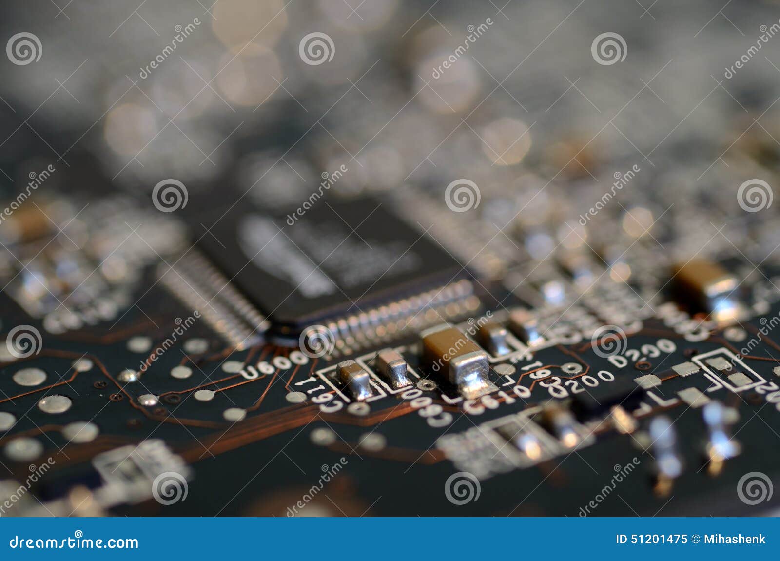 Close up circuit board stock image. Image of electronical - 51201475