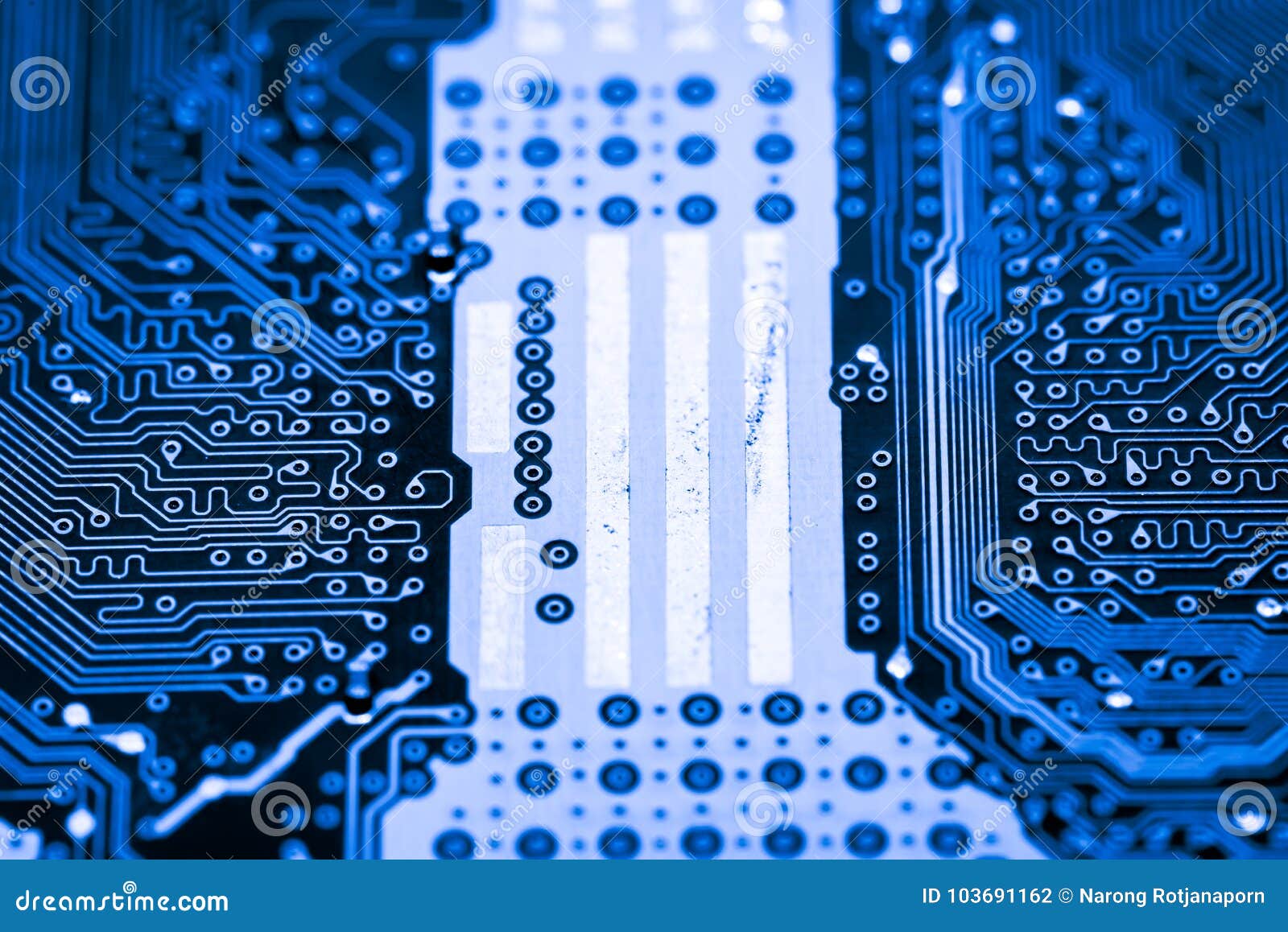 Close Up of Circuits Electronic on Mainboard Technology Computer ...