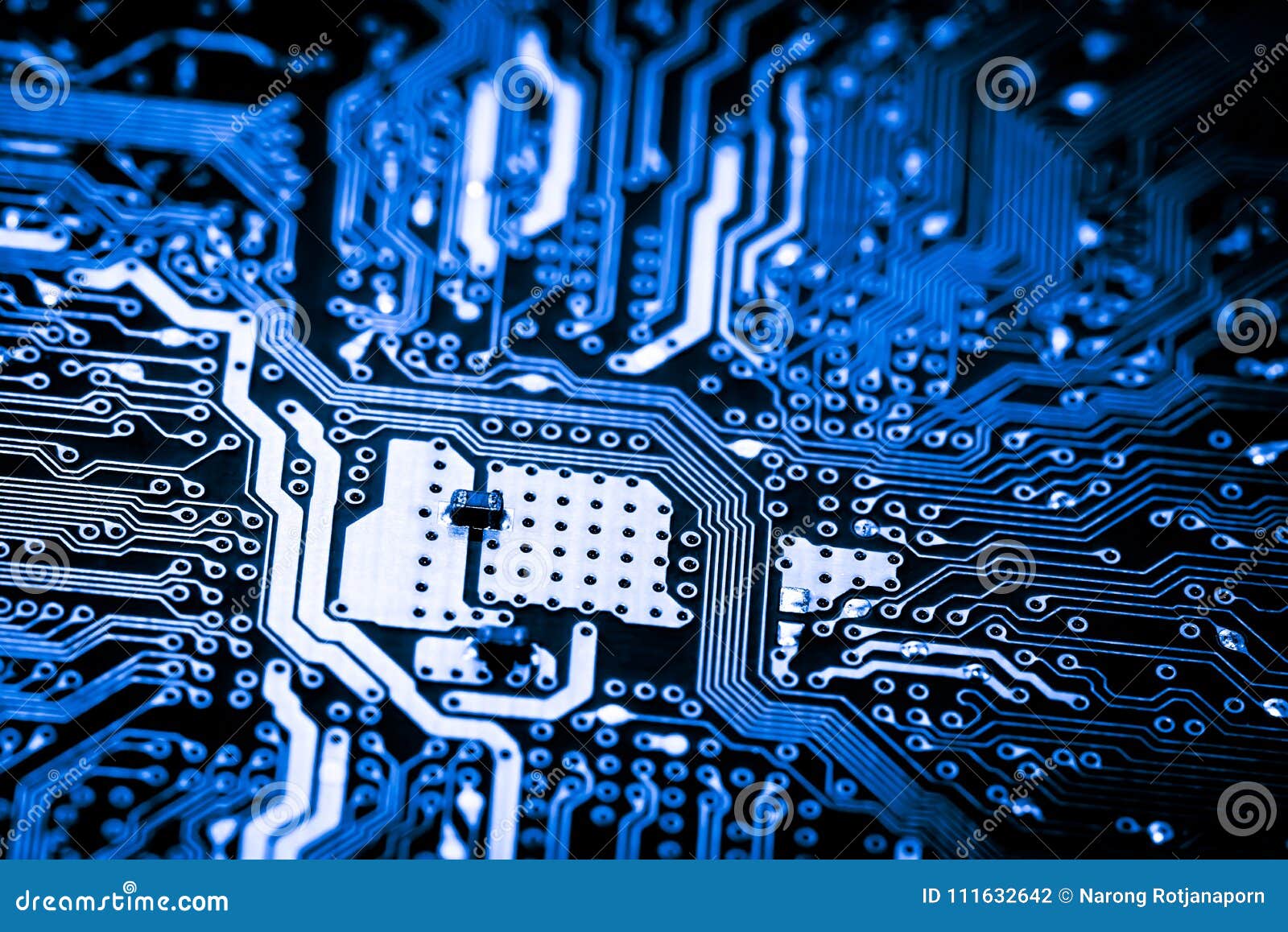 Close Up Of Circuits Electronic On Mainboard Technology Computer ...