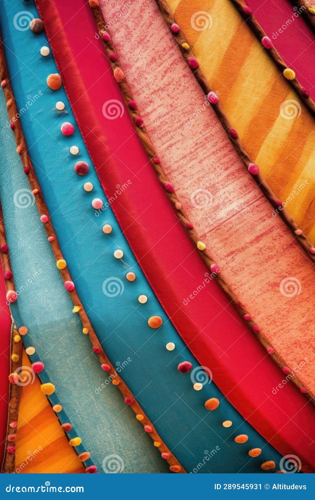 Close-up of Circus Tent Fabric Patterns and Textures Stock Image ...