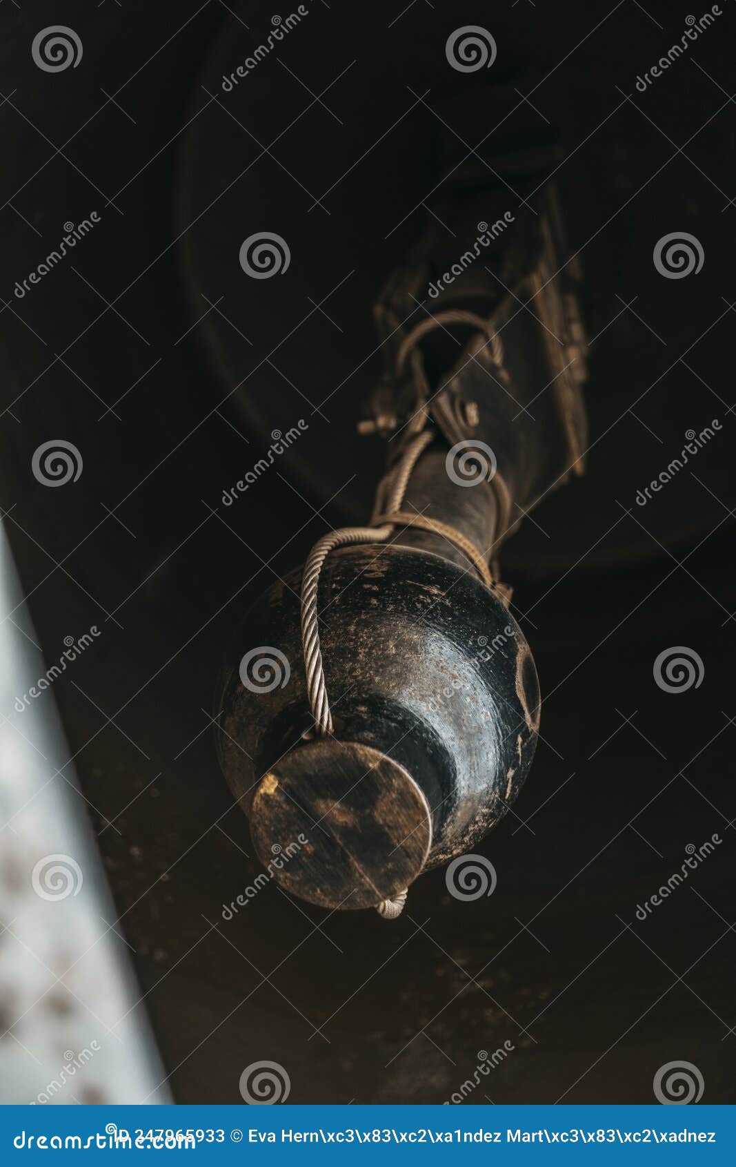 Close-up of Clapper of One of Bells of Cathedral of Seville Stock Image ...