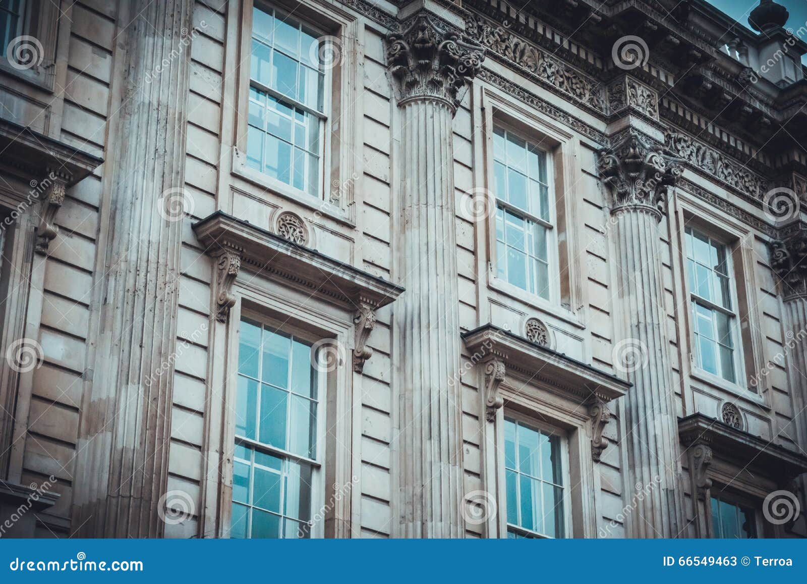 Close Up Classical Architecture Around Windows Stock Image - Image of ...