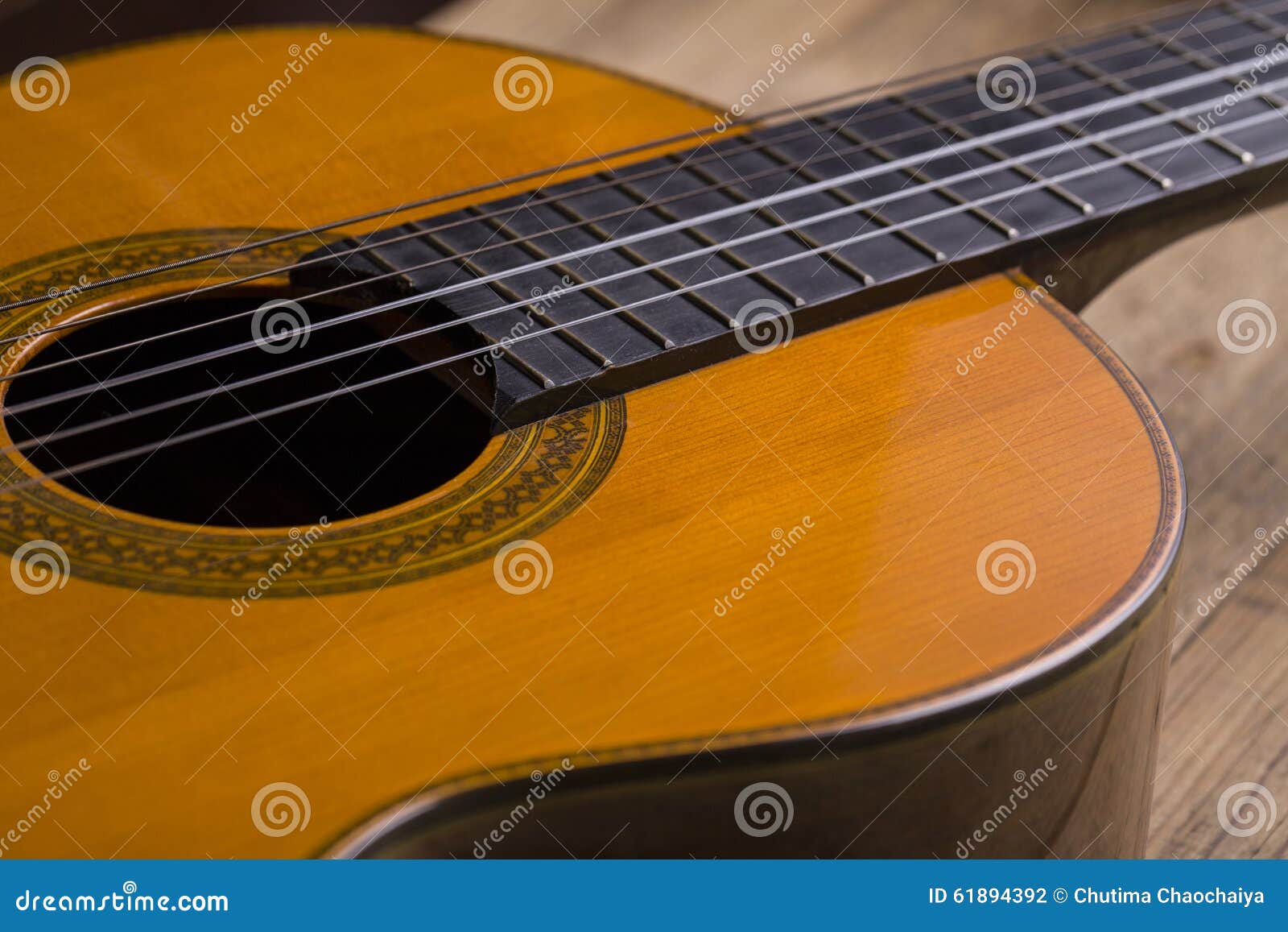 Close-up of Classical Guitar Strings Stock Photo - Image of sound ...