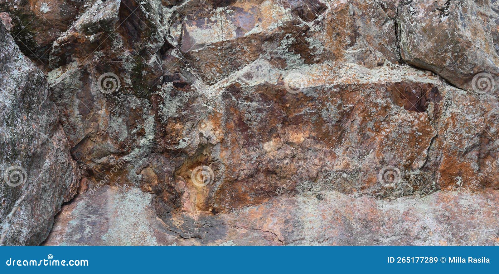 Close-up of a Cliff in the Nature Stock Image - Image of snow, rugged ...