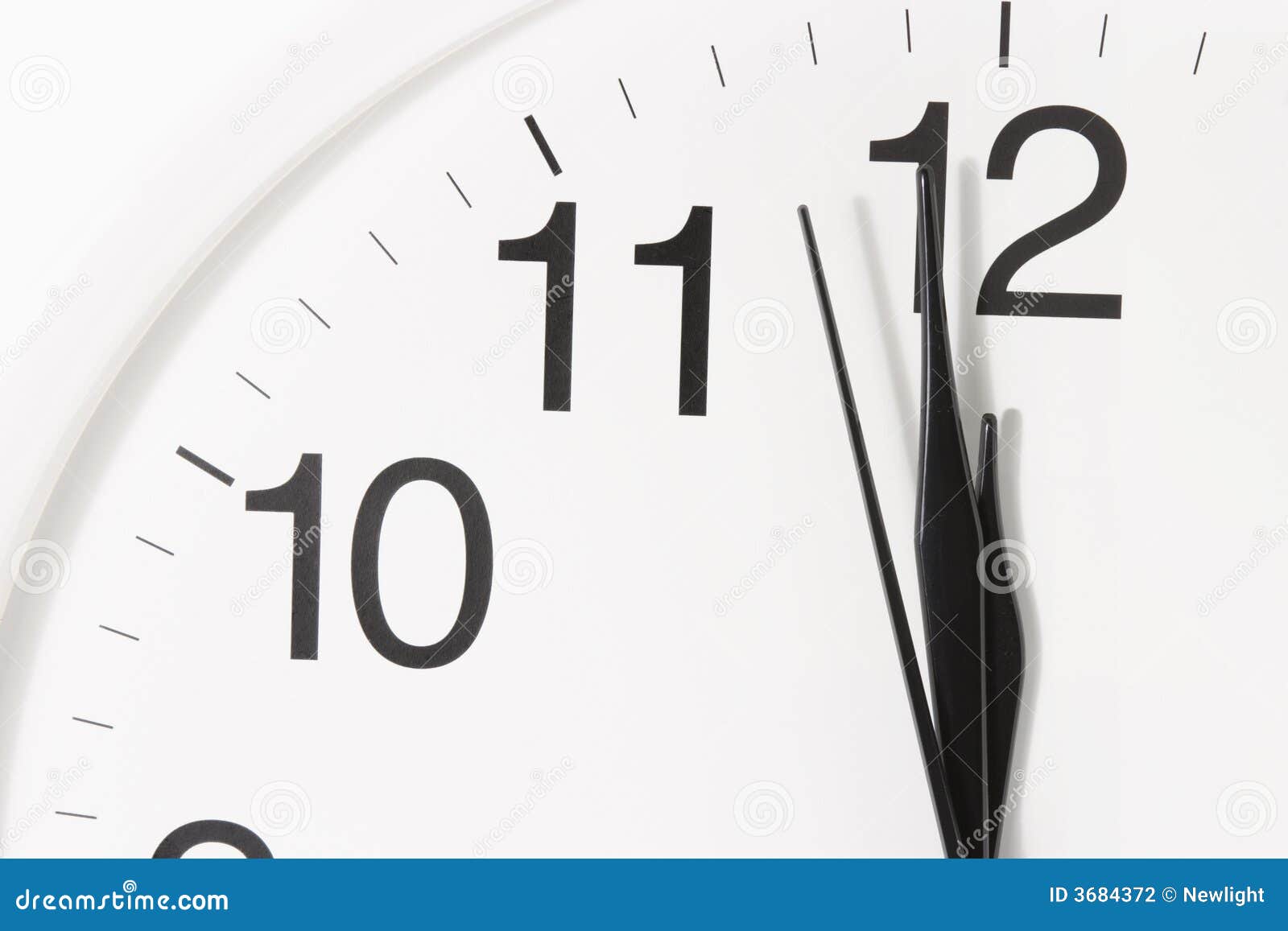 Close-up of Clock Face stock photo. Image of still, punctuality - 3684372