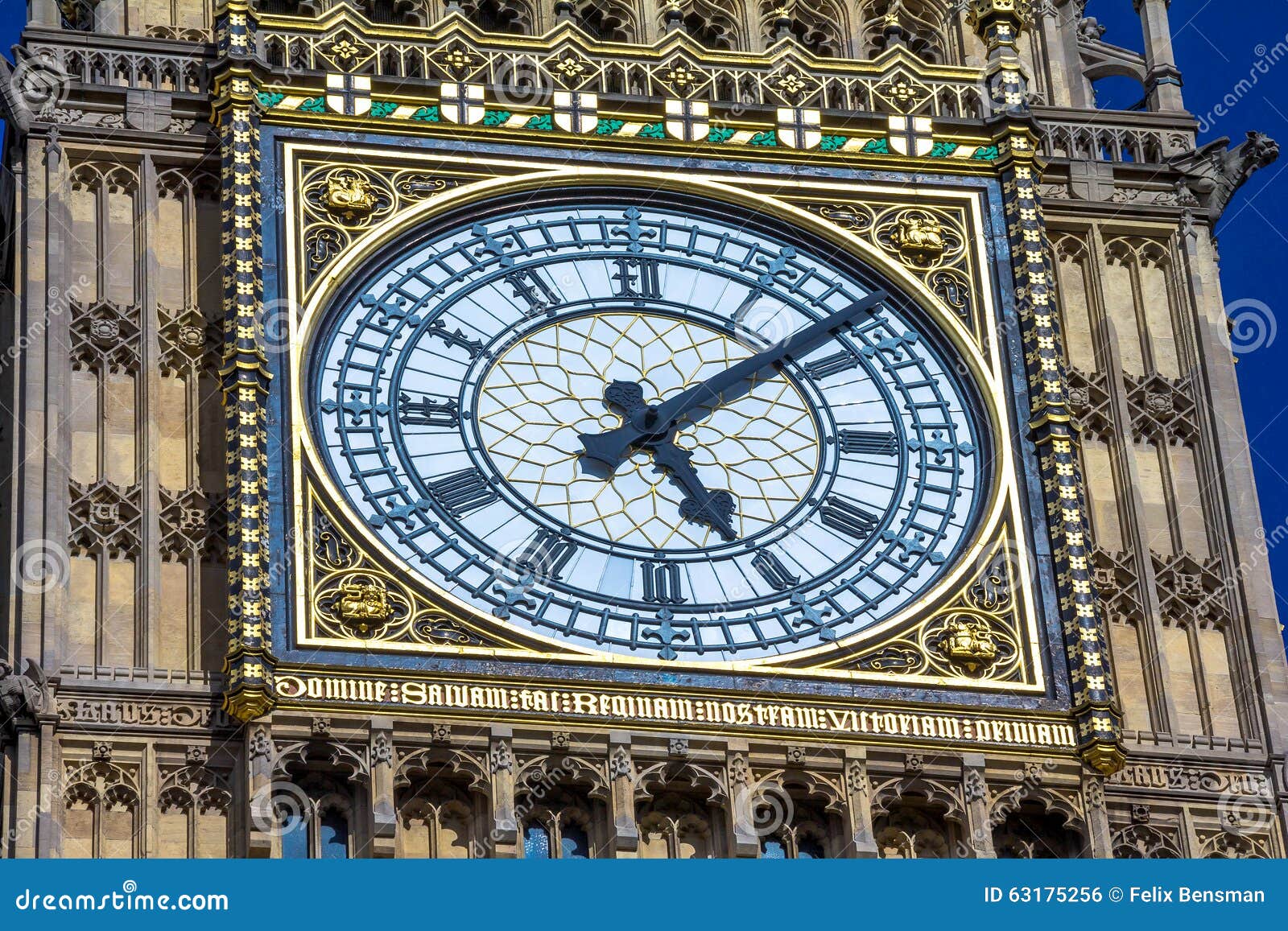 Close-up of the Clock Face of Big Ben, London Stock Photo - Image of ...