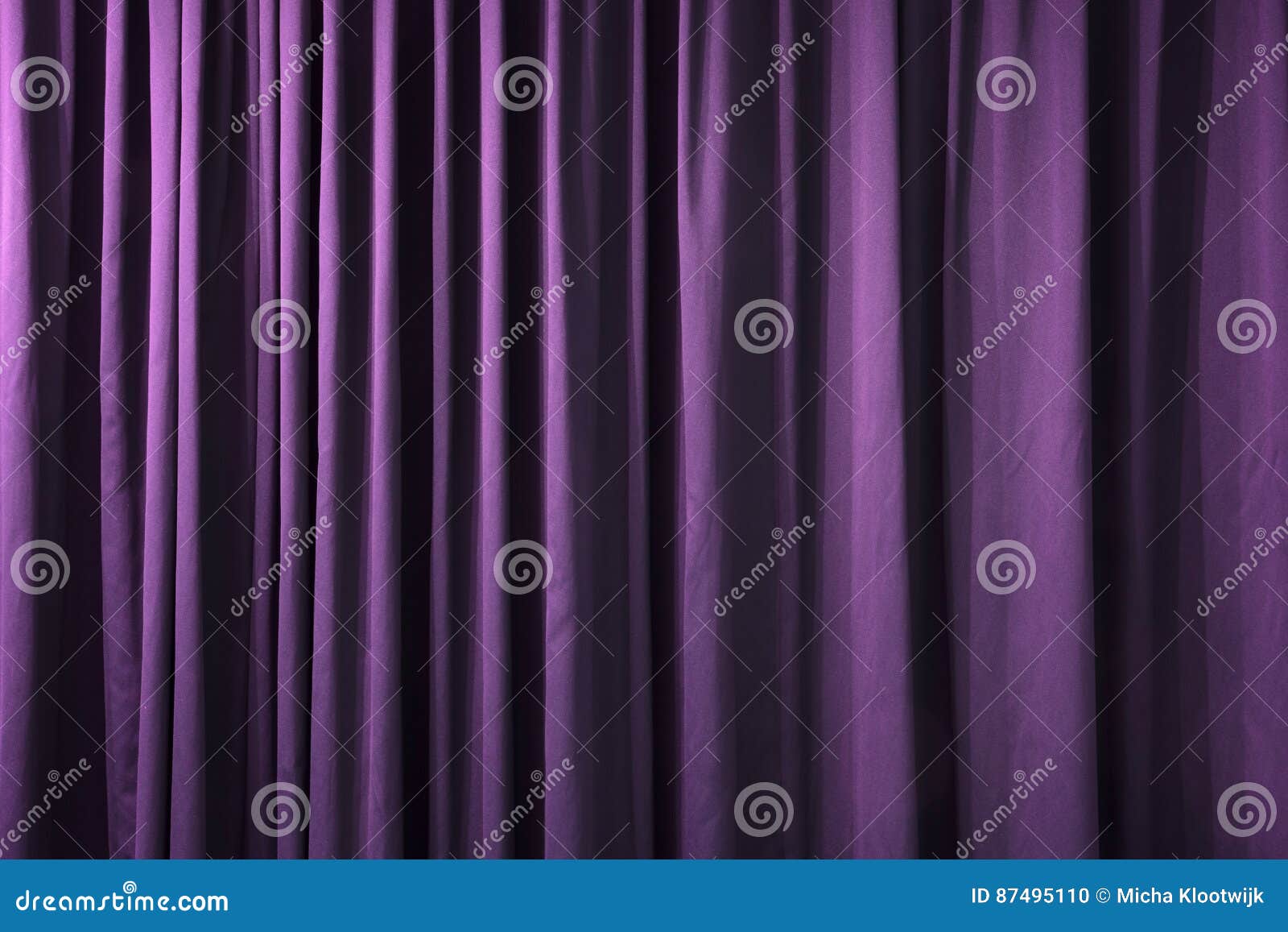 Close-up of closed curtain stock photo. Image of show - 87495110