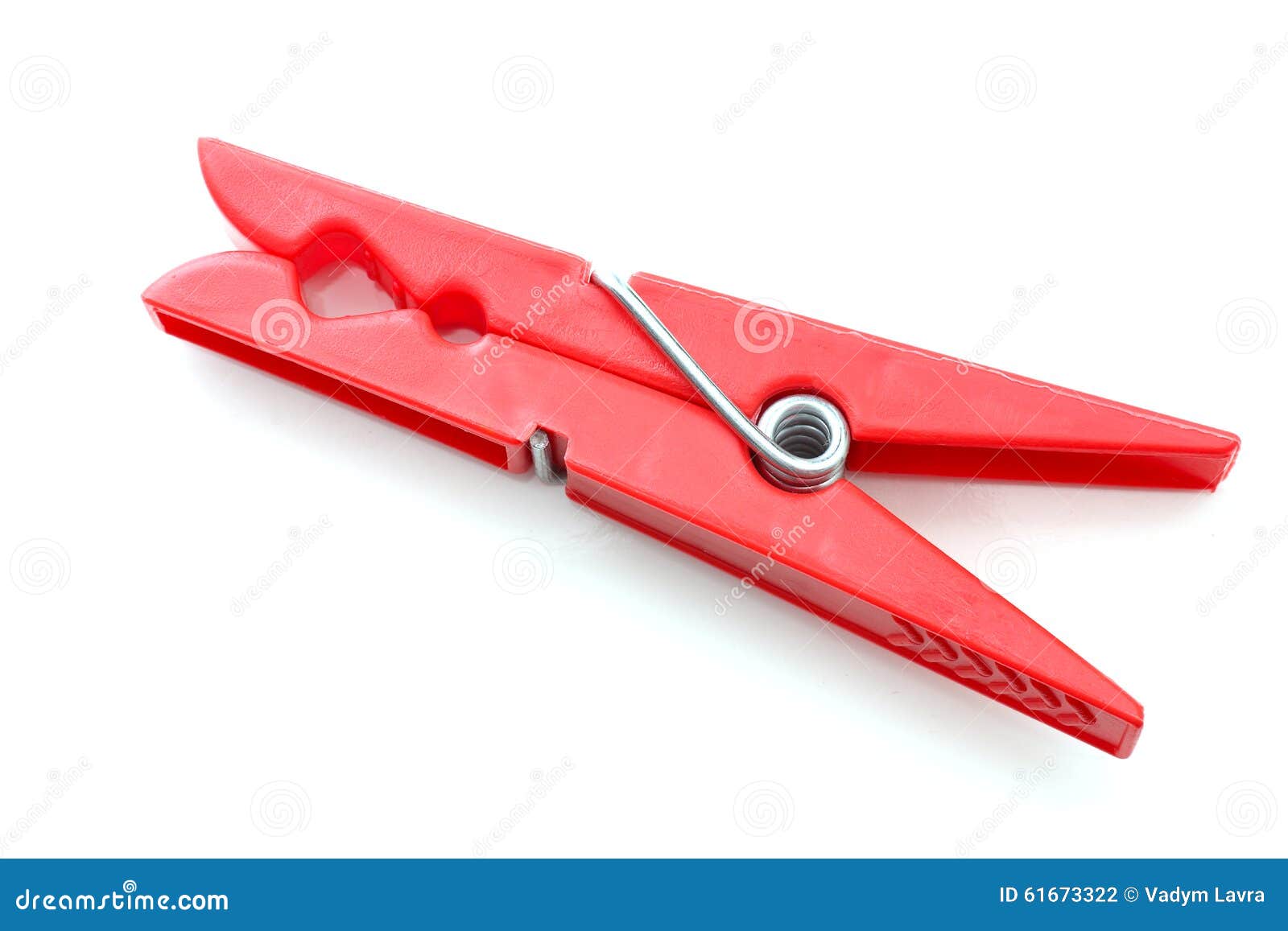Close Up Of A Clothes Peg On White Background Stock Photo - Image of ...