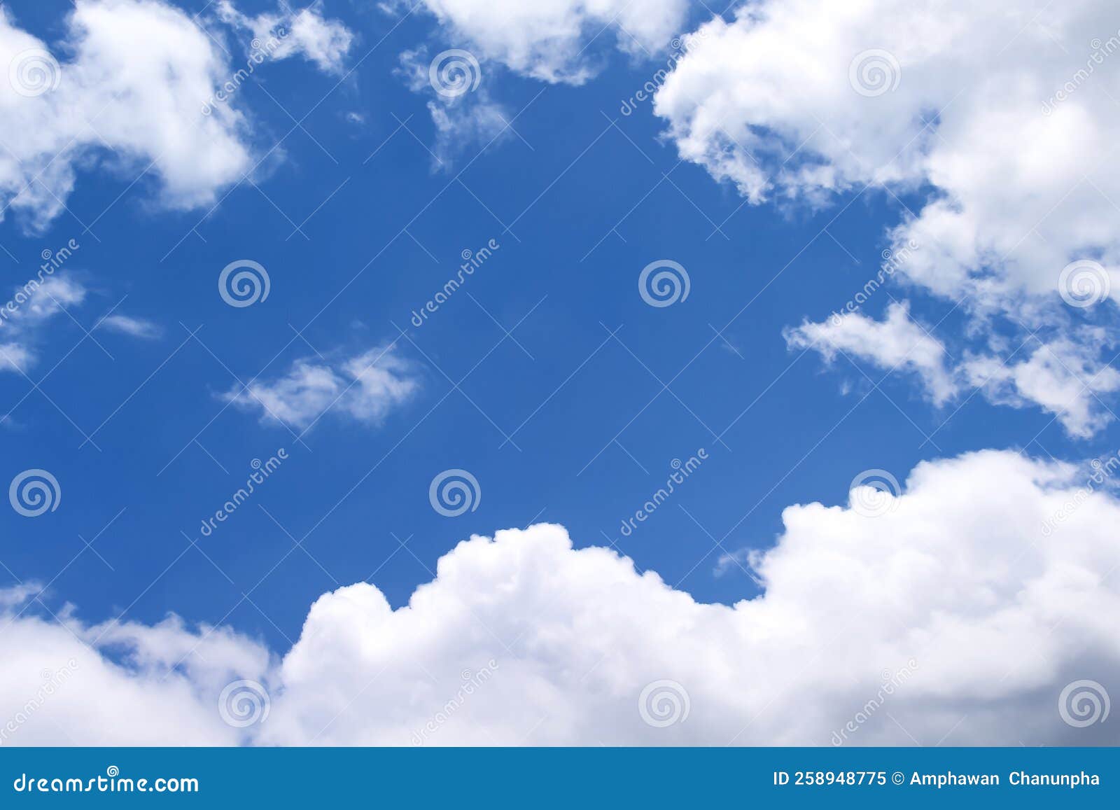 Clouds Blue Sky Spring Images Background with Light Wind and Space ...