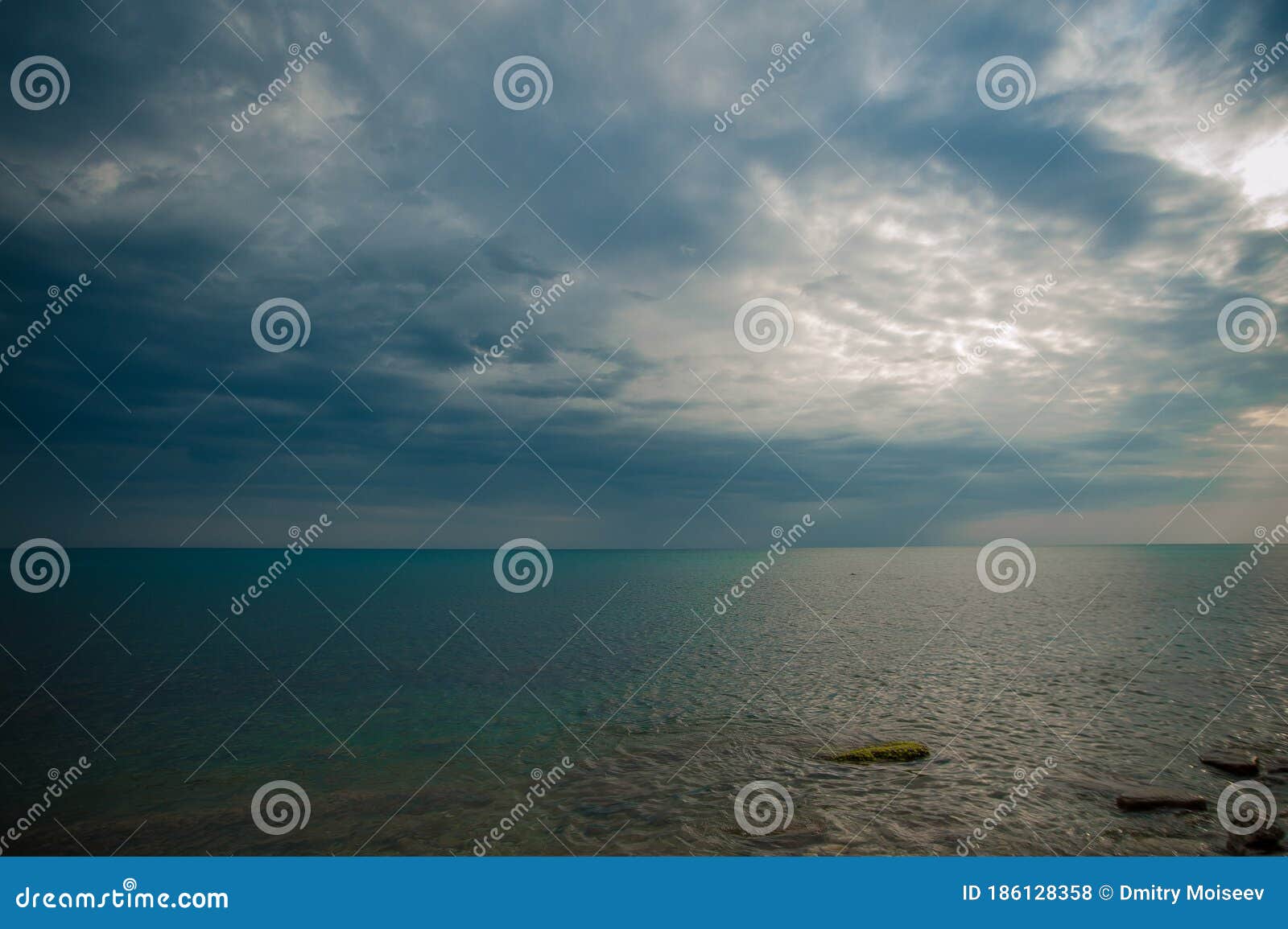 A Close Up of Clouds in the Sky Stock Photo - Image of shore, landscape ...