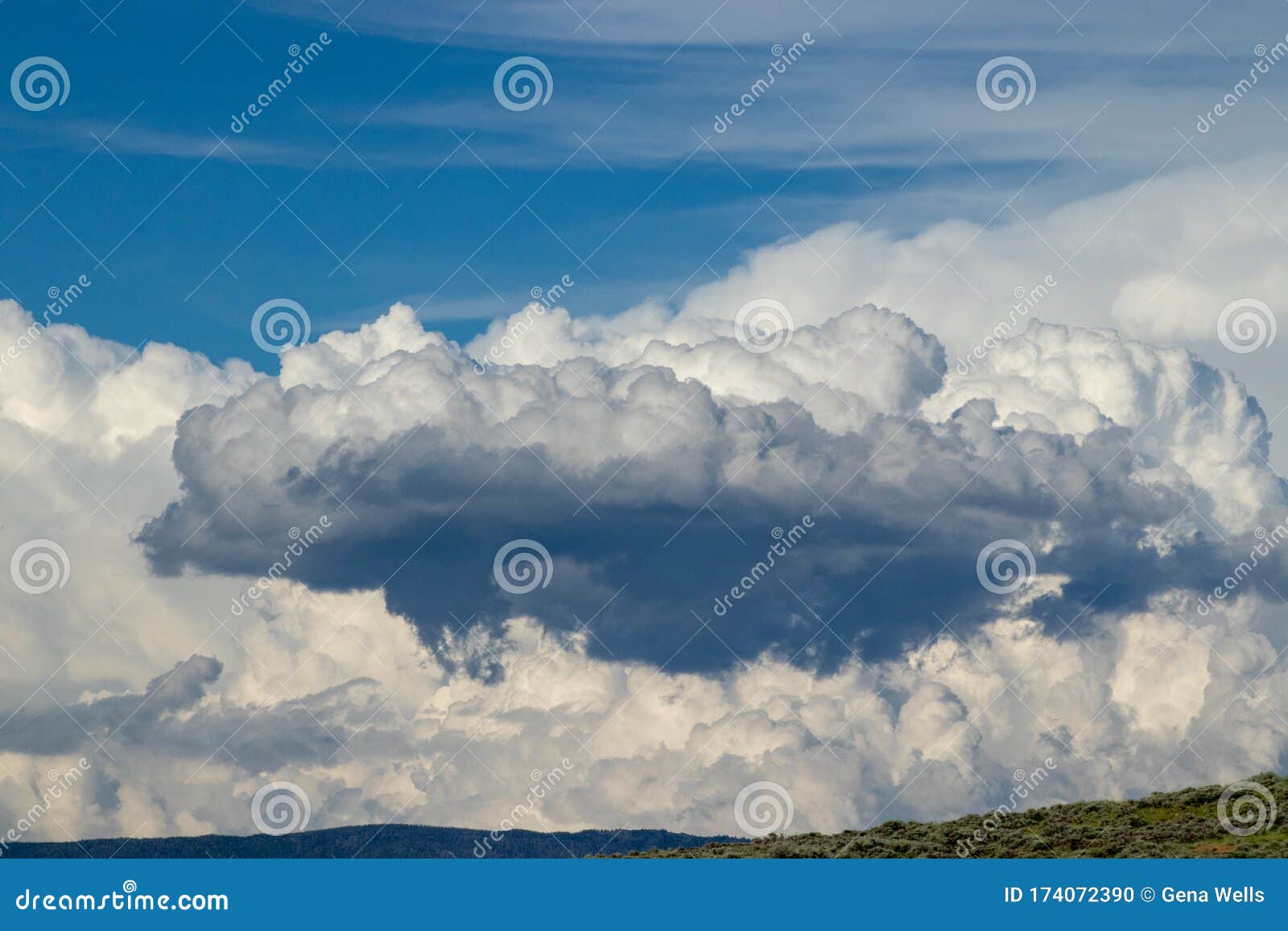A Close Up of Clouds in the Sky Stock Photo - Image of climate ...