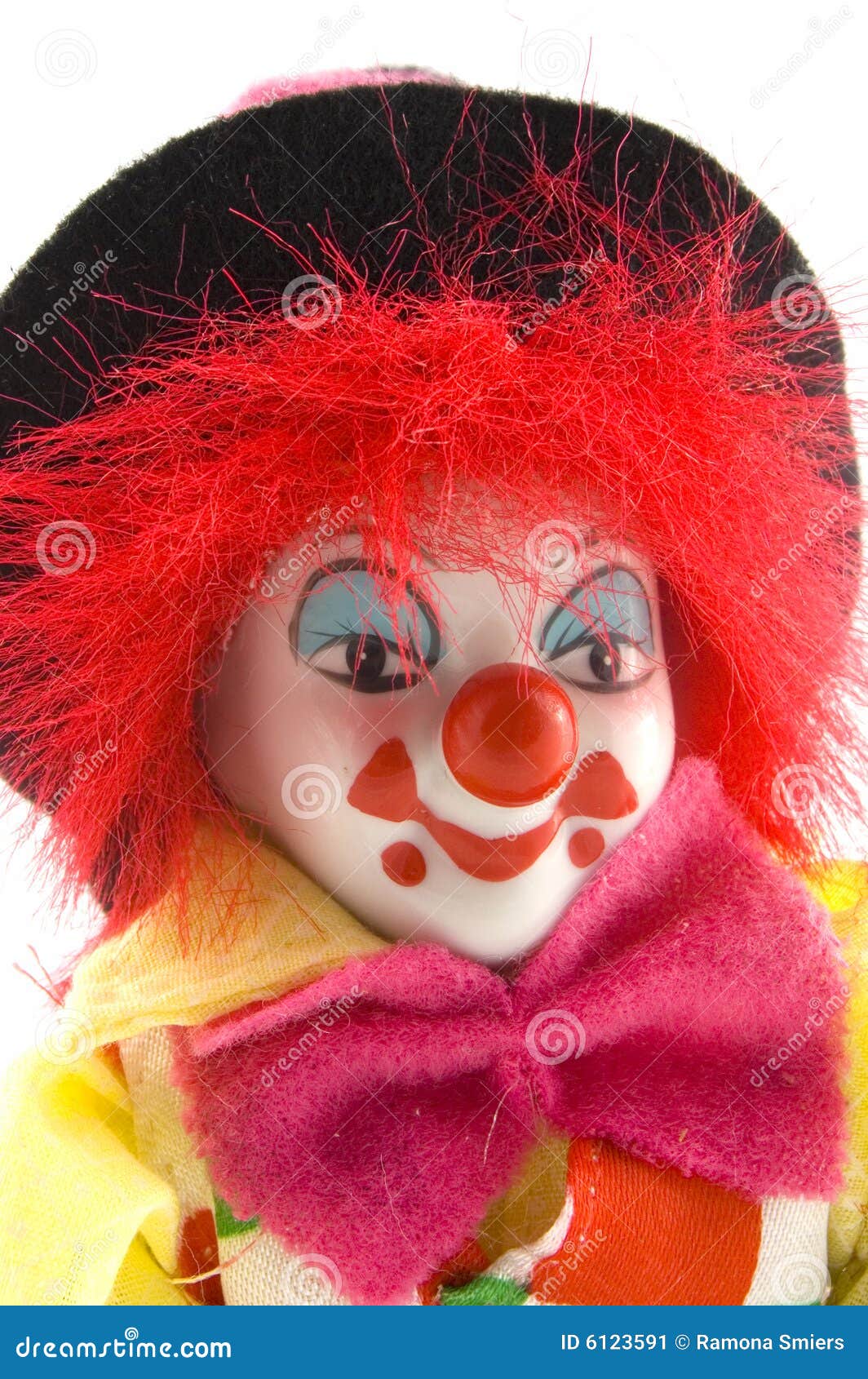 Close up of a clowns face stock image. Image of male, concept - 6123591