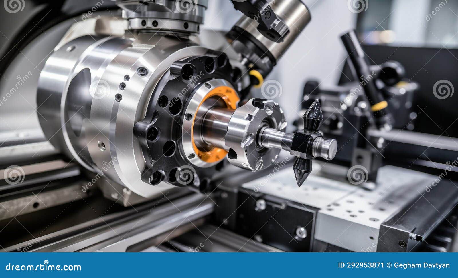 Close Up of a Cnc Machine, Cnc Machine in Action, Close-up of Machine ...