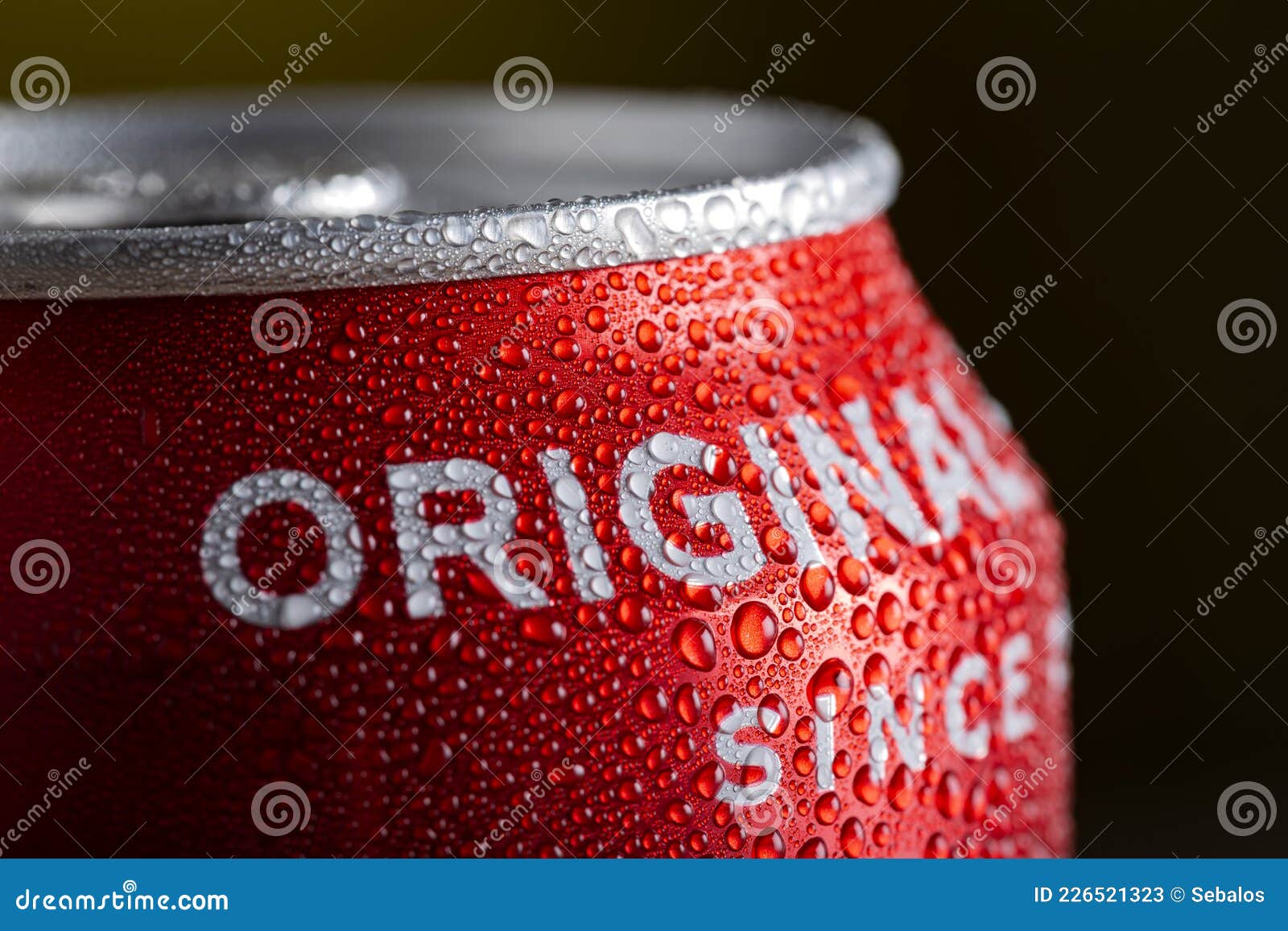 Close Up of a Coca Cola Can Editorial Stock Photo - Image of fizzy ...