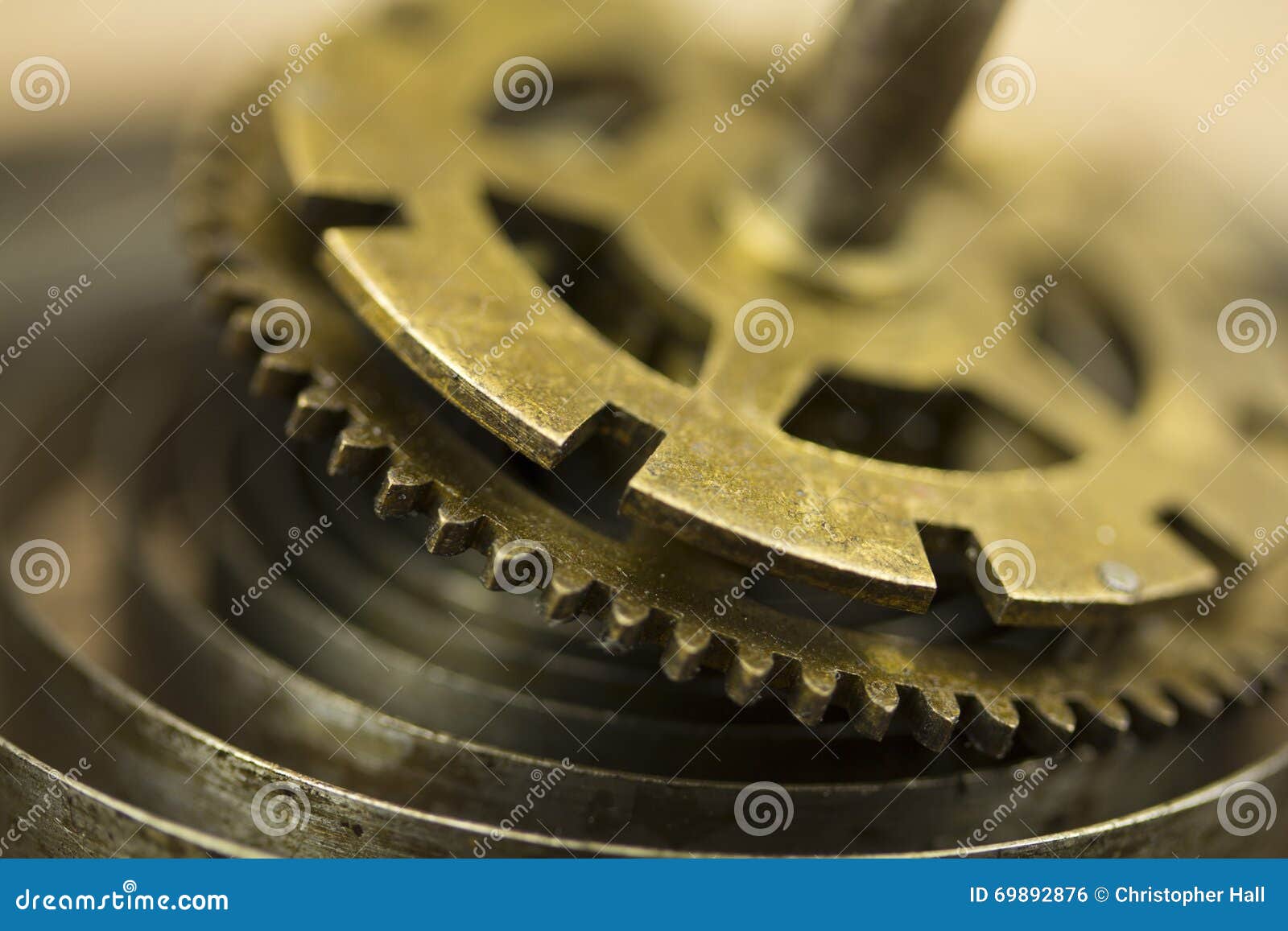 Close Up of Cogs Inside a Clock Stock Photo - Image of gears ...