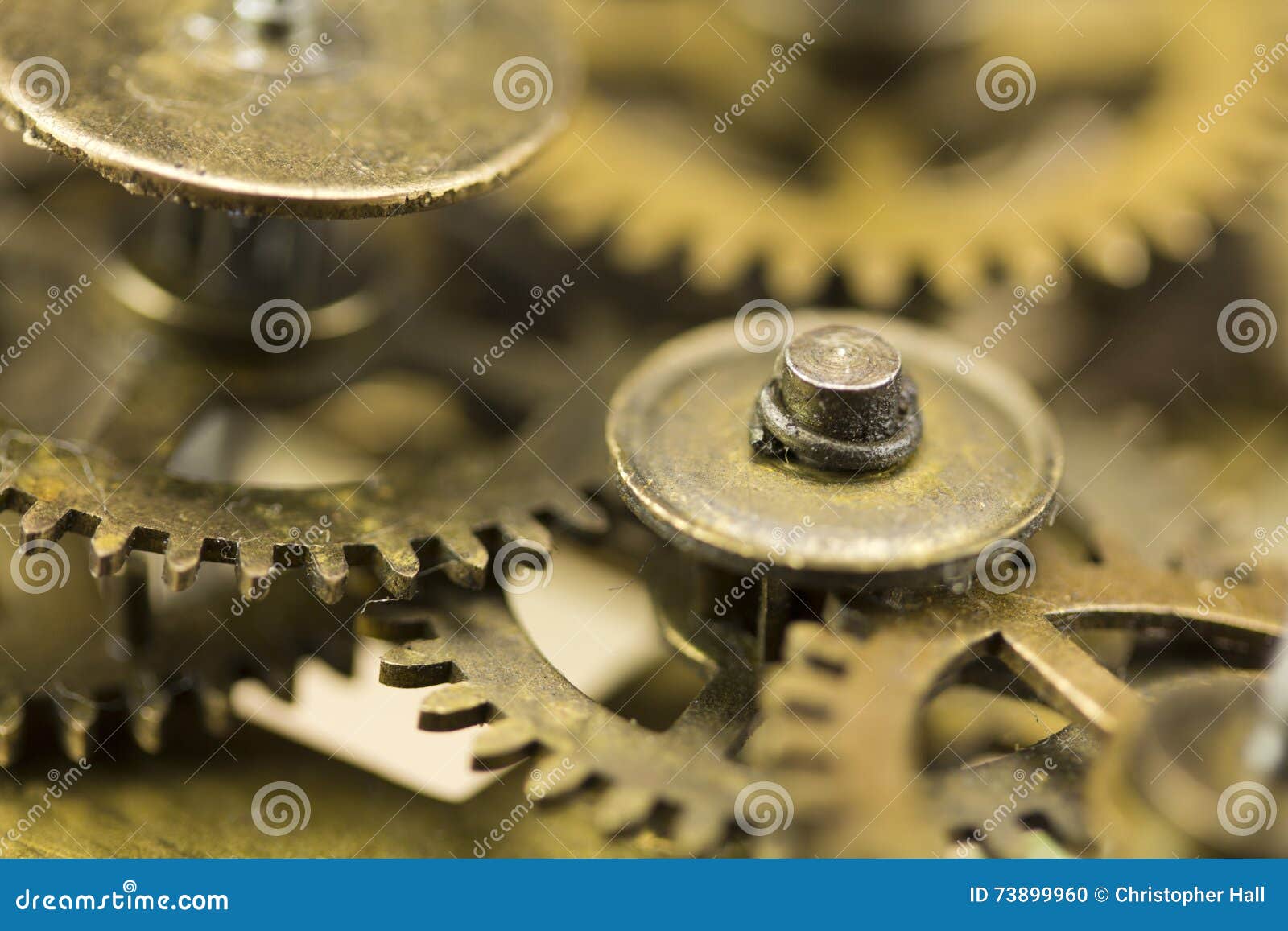 Close Up of Cogs Inside a Clock Stock Photo - Image of mechanical ...