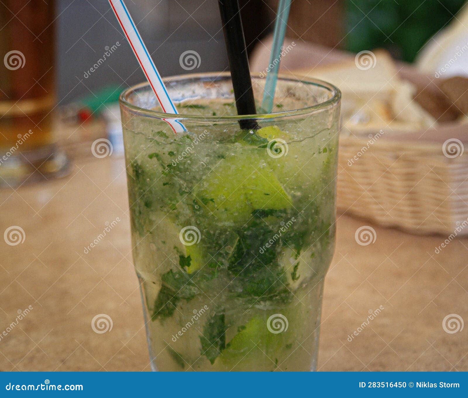 Close-up of a Cold Drink on the Table Stock Photo - Image of soda ...
