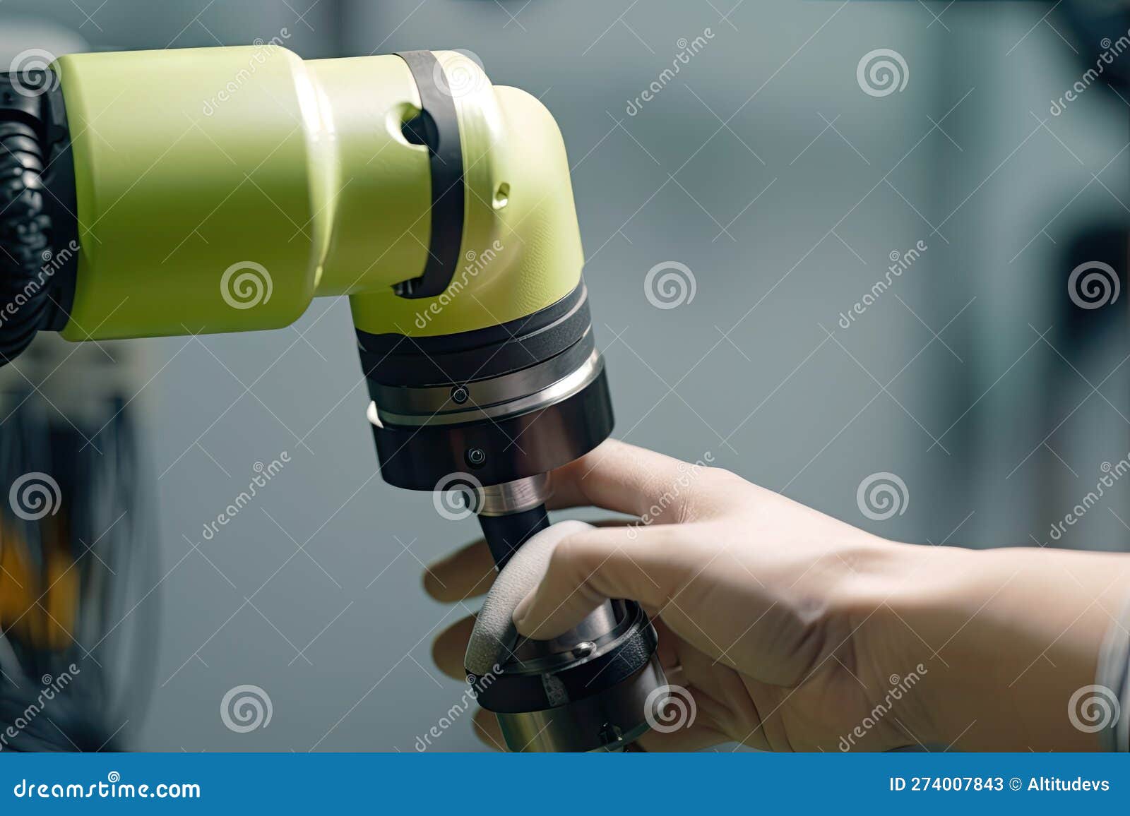 Close-up of Collaborative Robot& X27;s Arm and Wrist, Performing ...