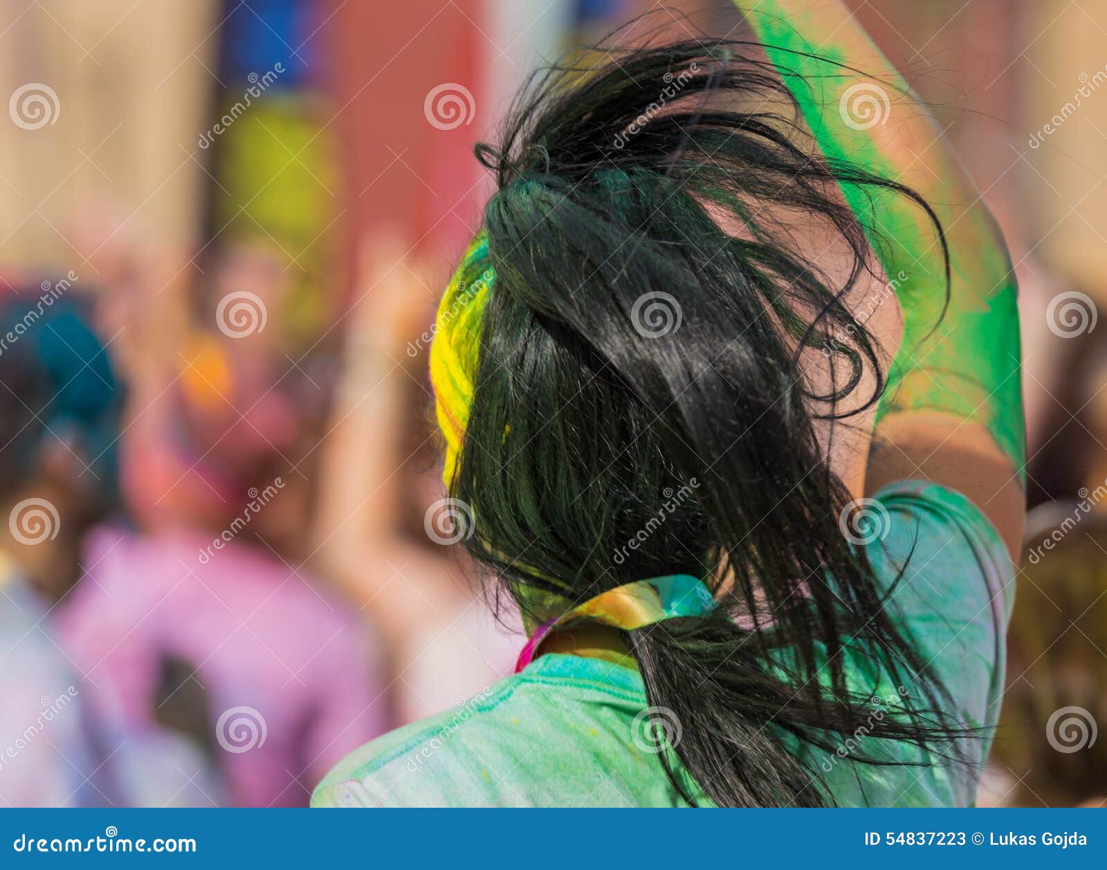 Close-up of Color Powder Marathon Editorial Stock Photo - Image of ...