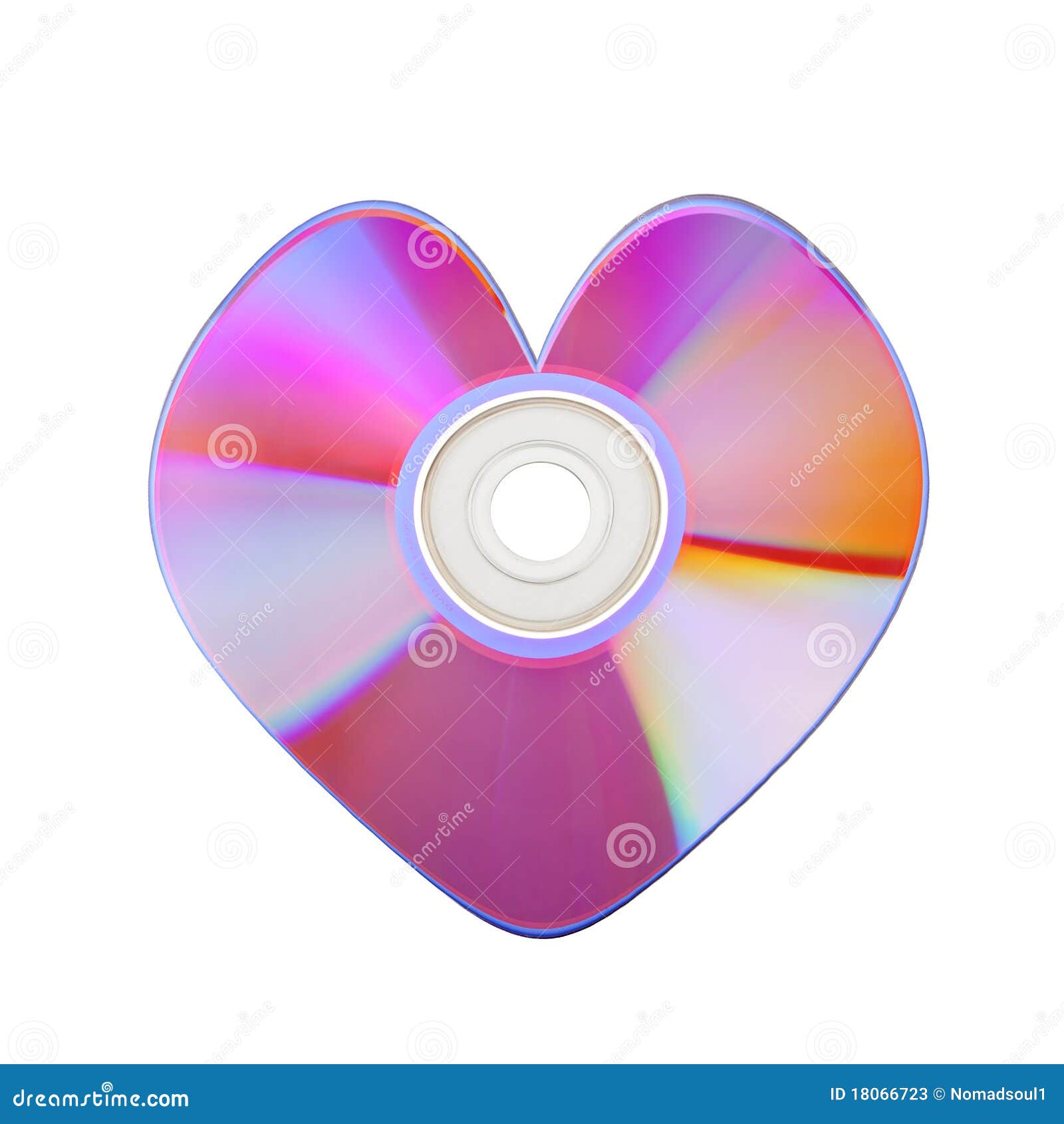 Close-up of Colorful CD Heart Stock Image - Image of close, colorful ...