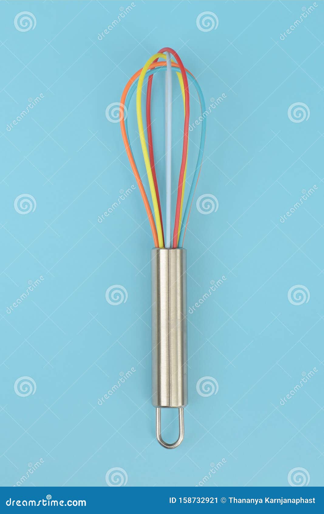 Close Up of Colorful Kitchen Whisk Stock Image - Image of kitchenware ...