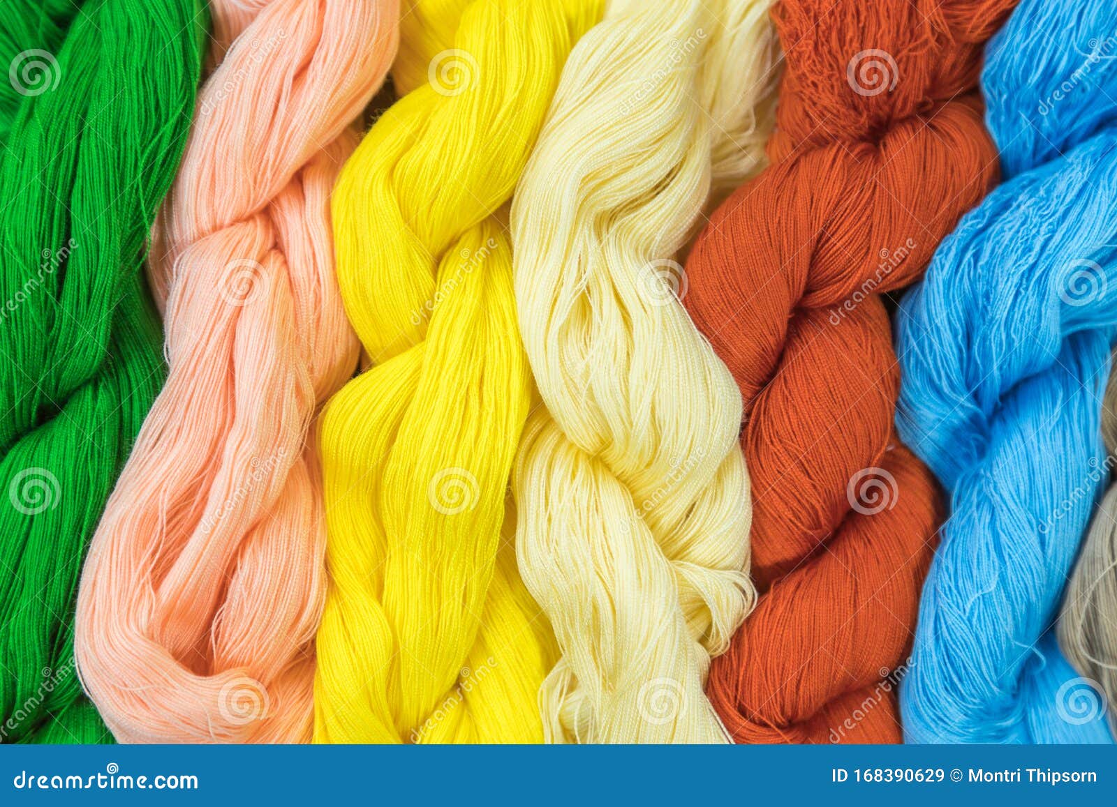 Close Up of Colorful Knitting Thread Yarn Wool. Using for Wallpaper or ...