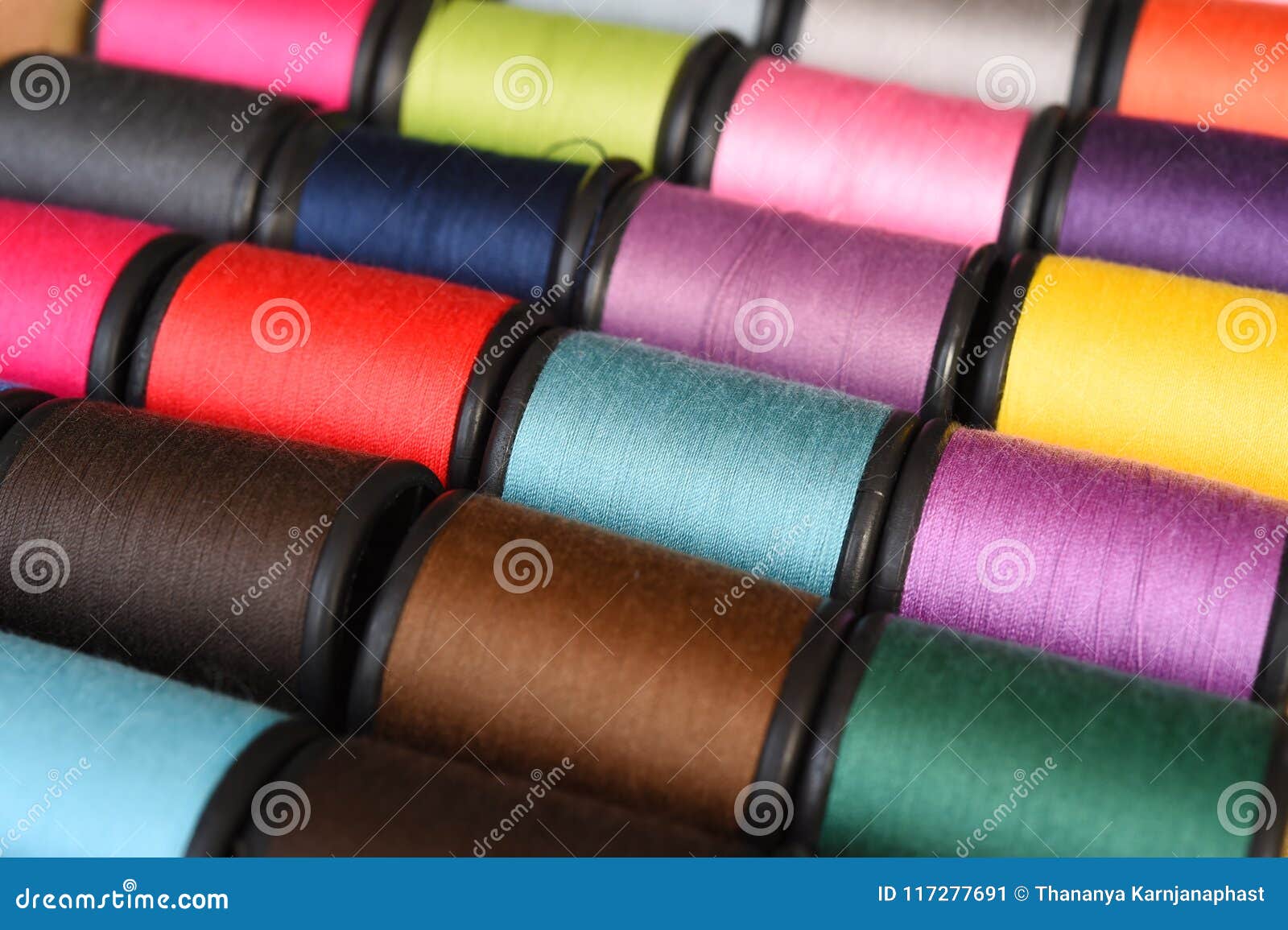 Close Up of Colorful Thread Spools Stock Image - Image of equipment ... Close Up of Colorful Thread Spools Stock Image - Image of equipment ...