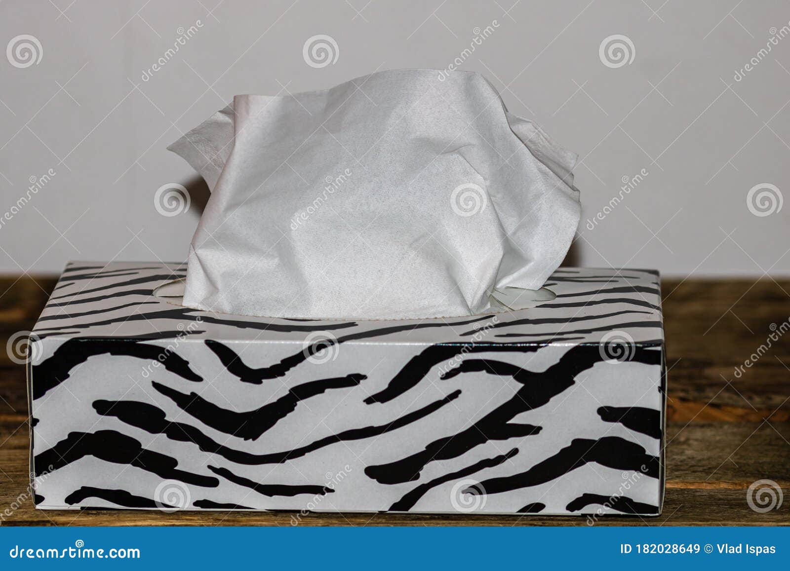 Close Up of Colorful Tissue Box Isolated Stock Image - Image of ...