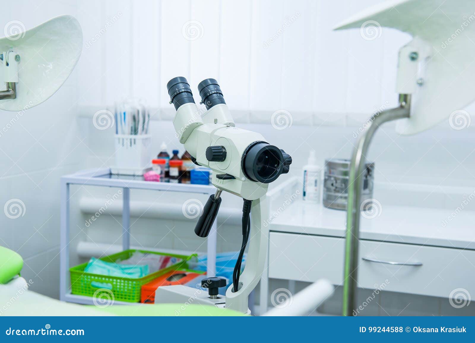Close Up Colposcope in Gynecological Room. Selective Focus Stock Photo ...