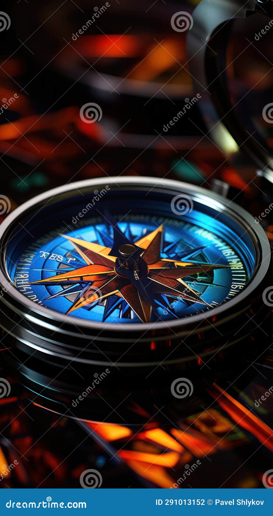 Close Up of Compass, Art Business & Innovation Stock Photo - Image of ...
