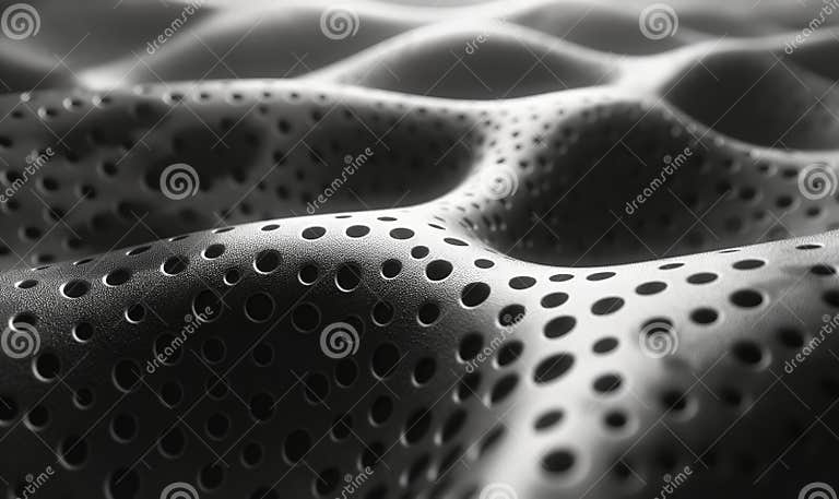 Close-up of Complex Surface Texture in Dark Tones Showing Unique ...