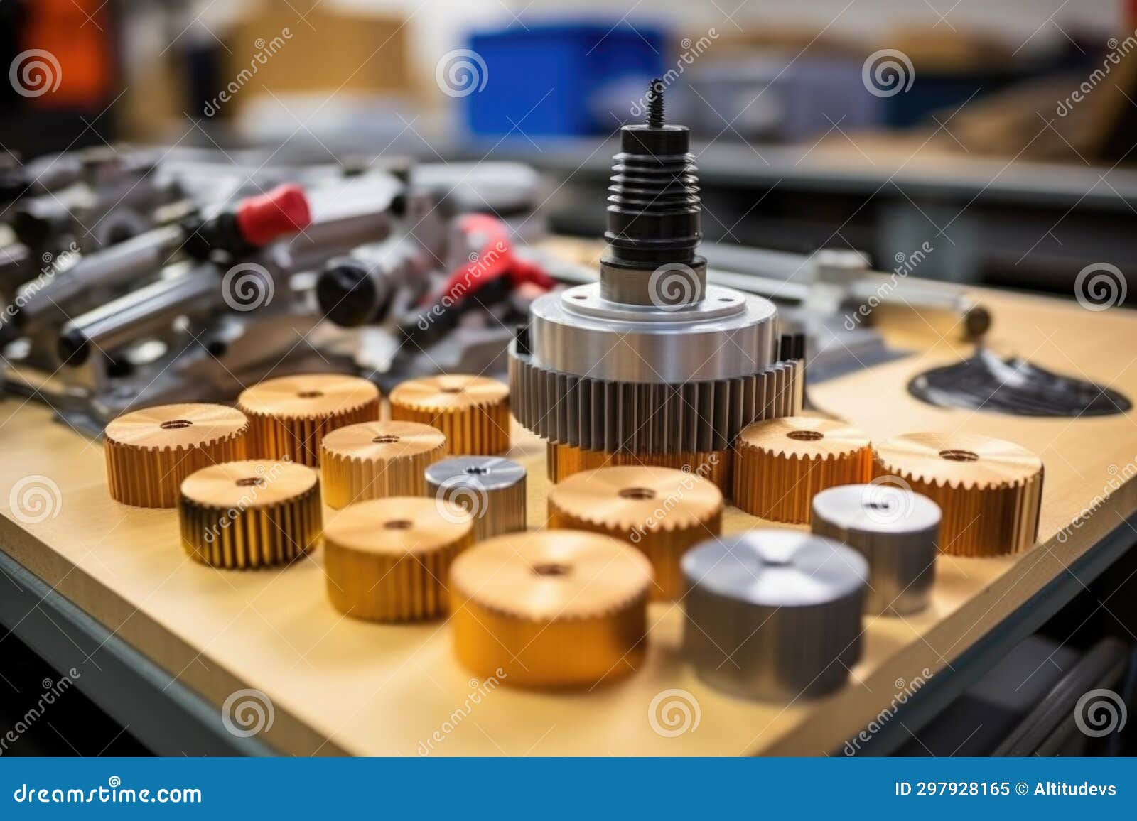 Close-up of Components Ready for Assembly into Athletic Cleats Stock ...