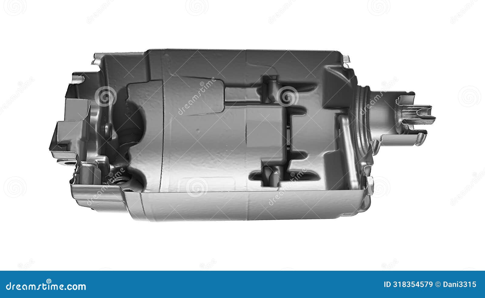 Close-Up of a Compressor Component with Detailed Features Stock Image ...