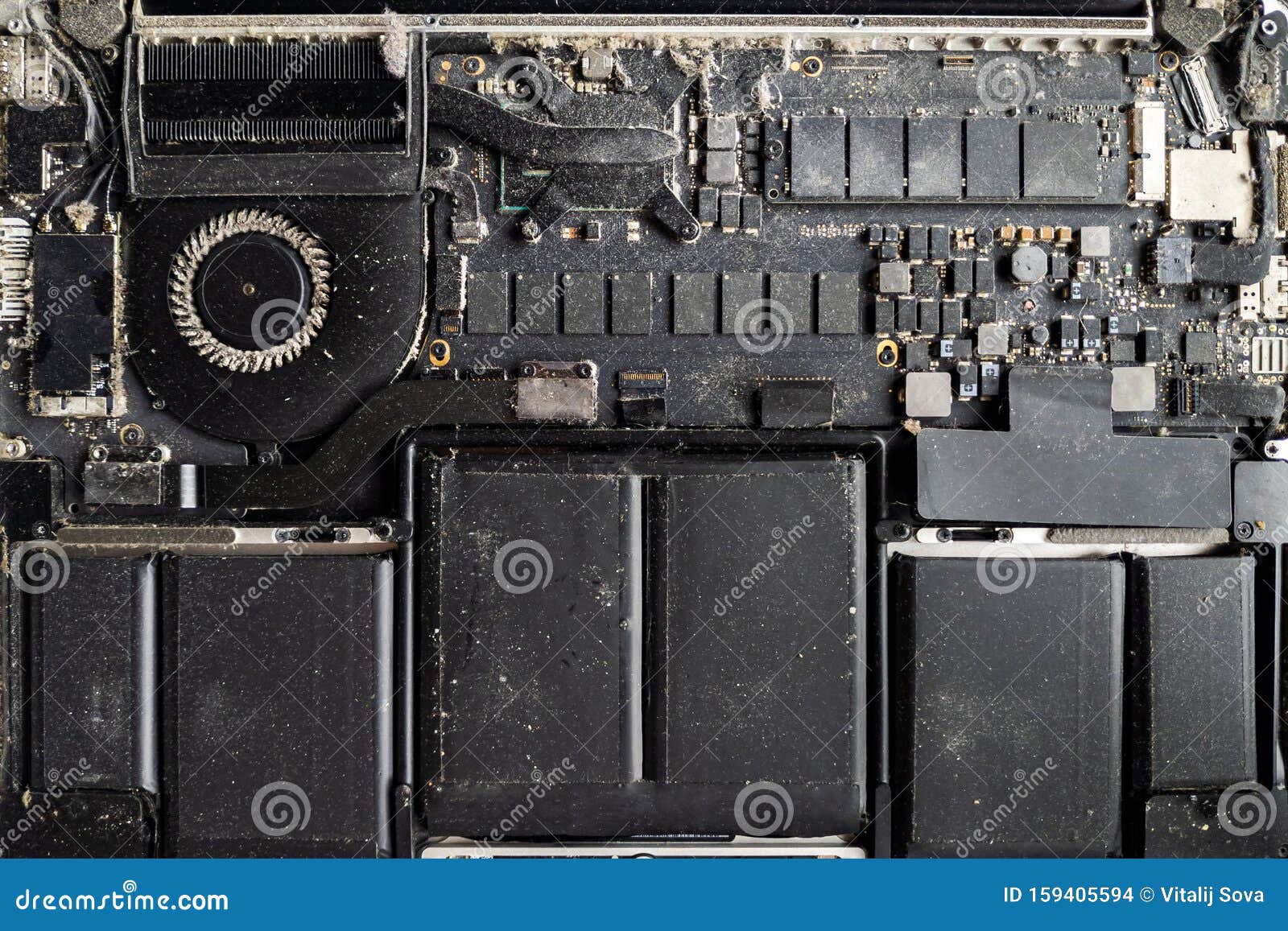 Computer control panel. stock photo. Image of board - 159405594