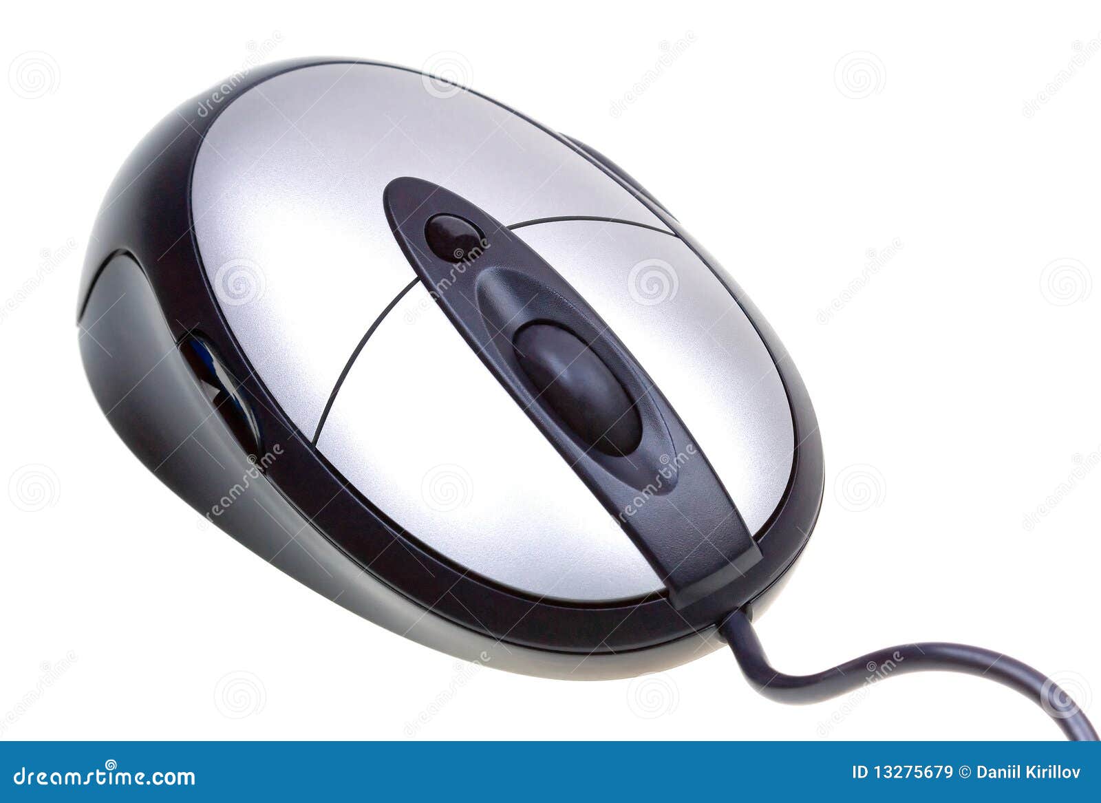Close-up Computer Mouse Isolated on White Stock Image - Image of scroll ...