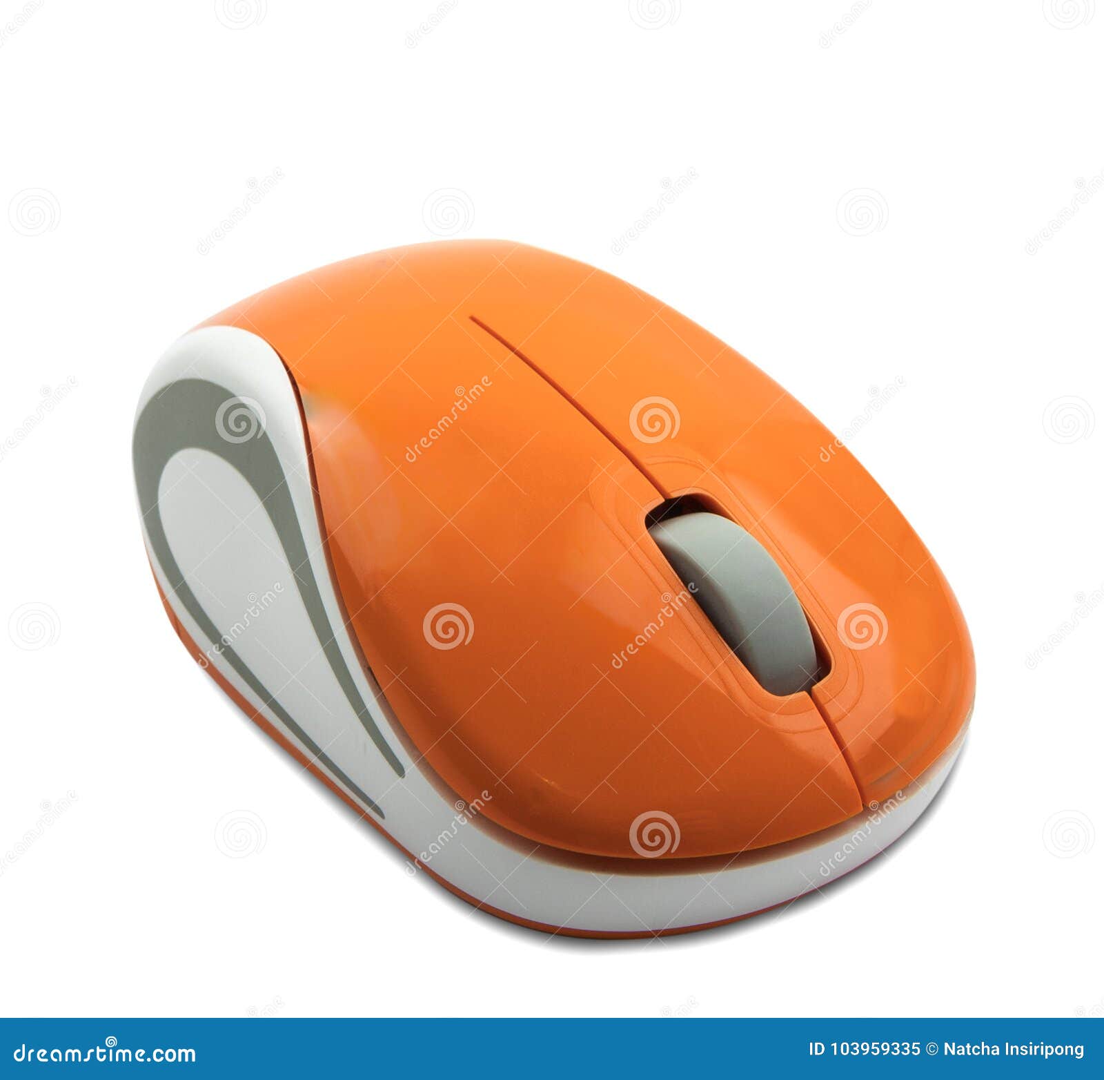 Close Up Computer Mouse Isolated on White Background Stock Image ...