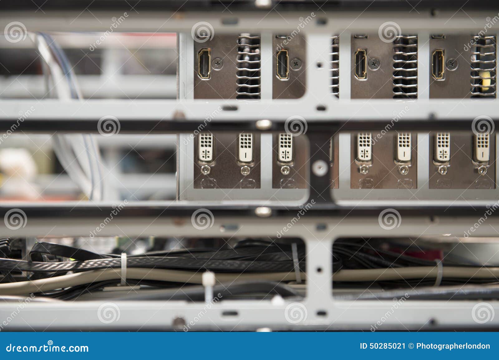 Close-up of Computer Part in Manufacturing Industry Stock Image - Image ...