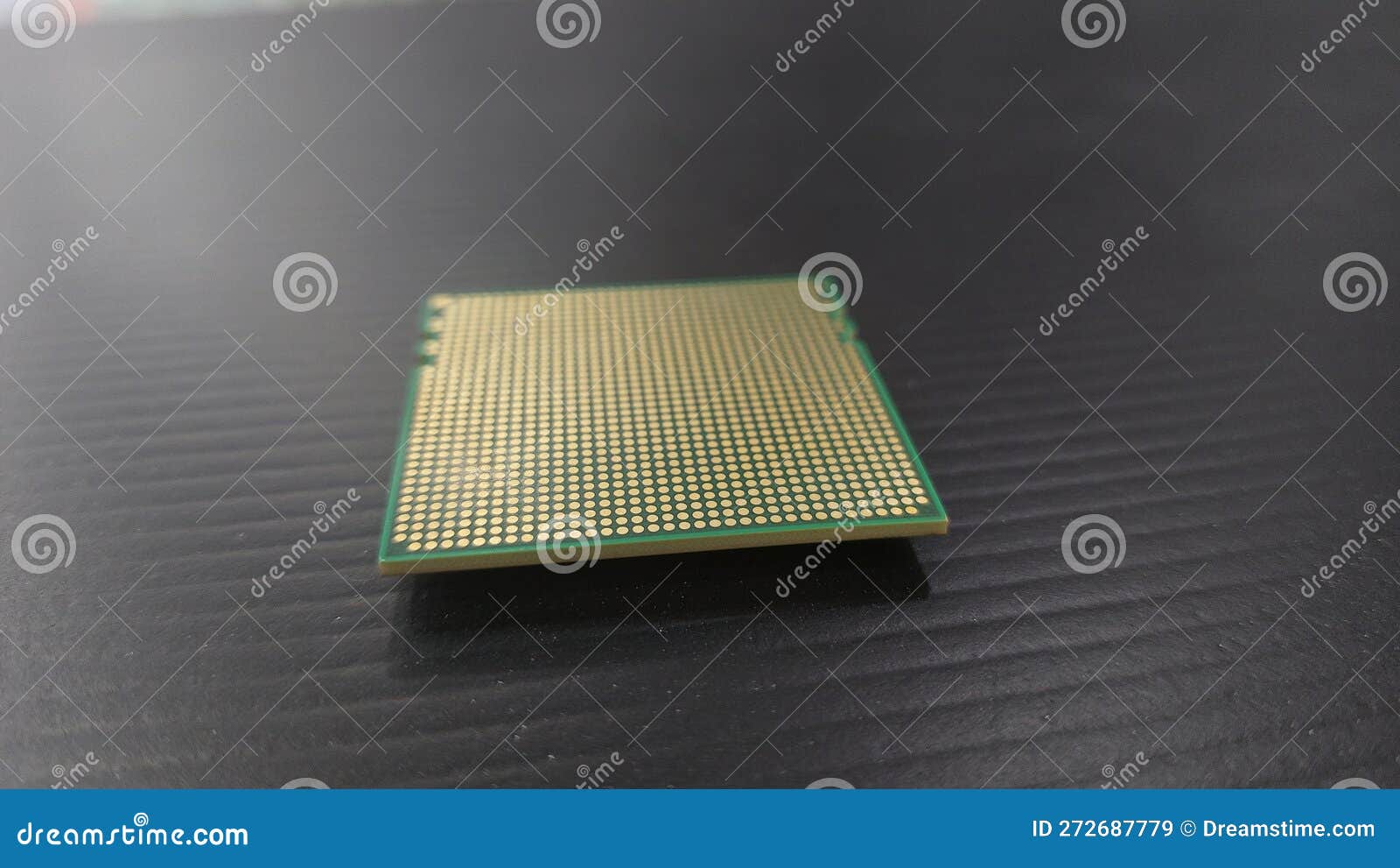 Close Up Computer Processor and Black Backround Stock Image - Image of ...