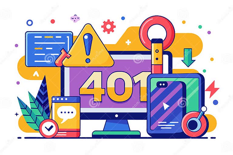 Close-up of a Computer Screen Displaying a Lock Icon, Indicating ...