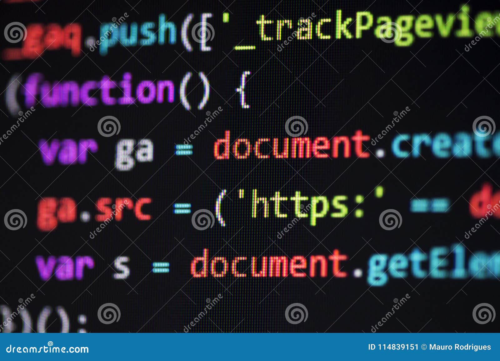 Computer wed page code stock image. Image of random - 114839151